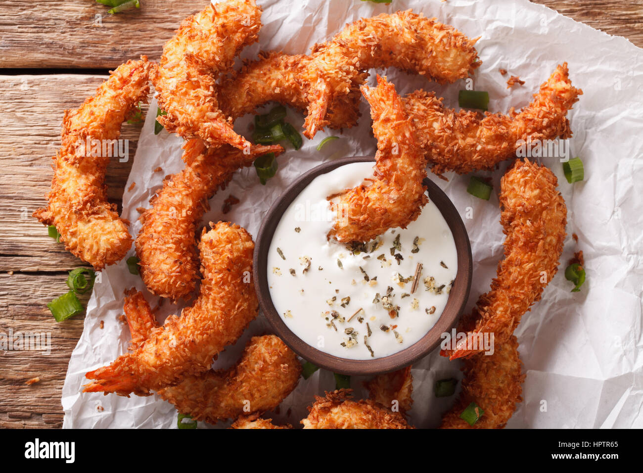 Golden fried prawns hi-res stock photography and images - Alamy