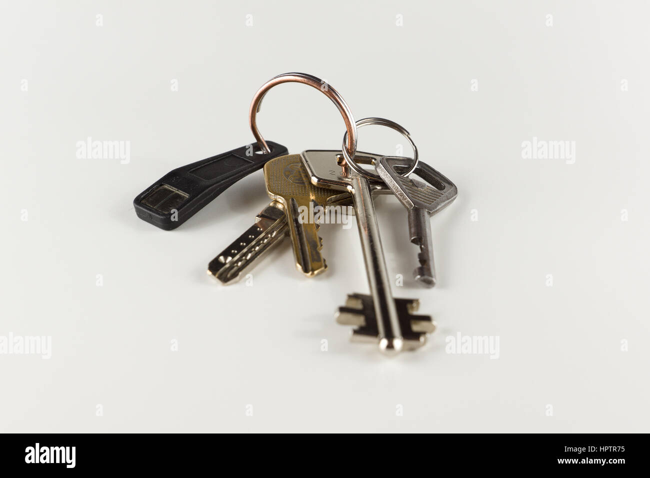 the bunch of different keys from the door locks Stock Photo - Alamy