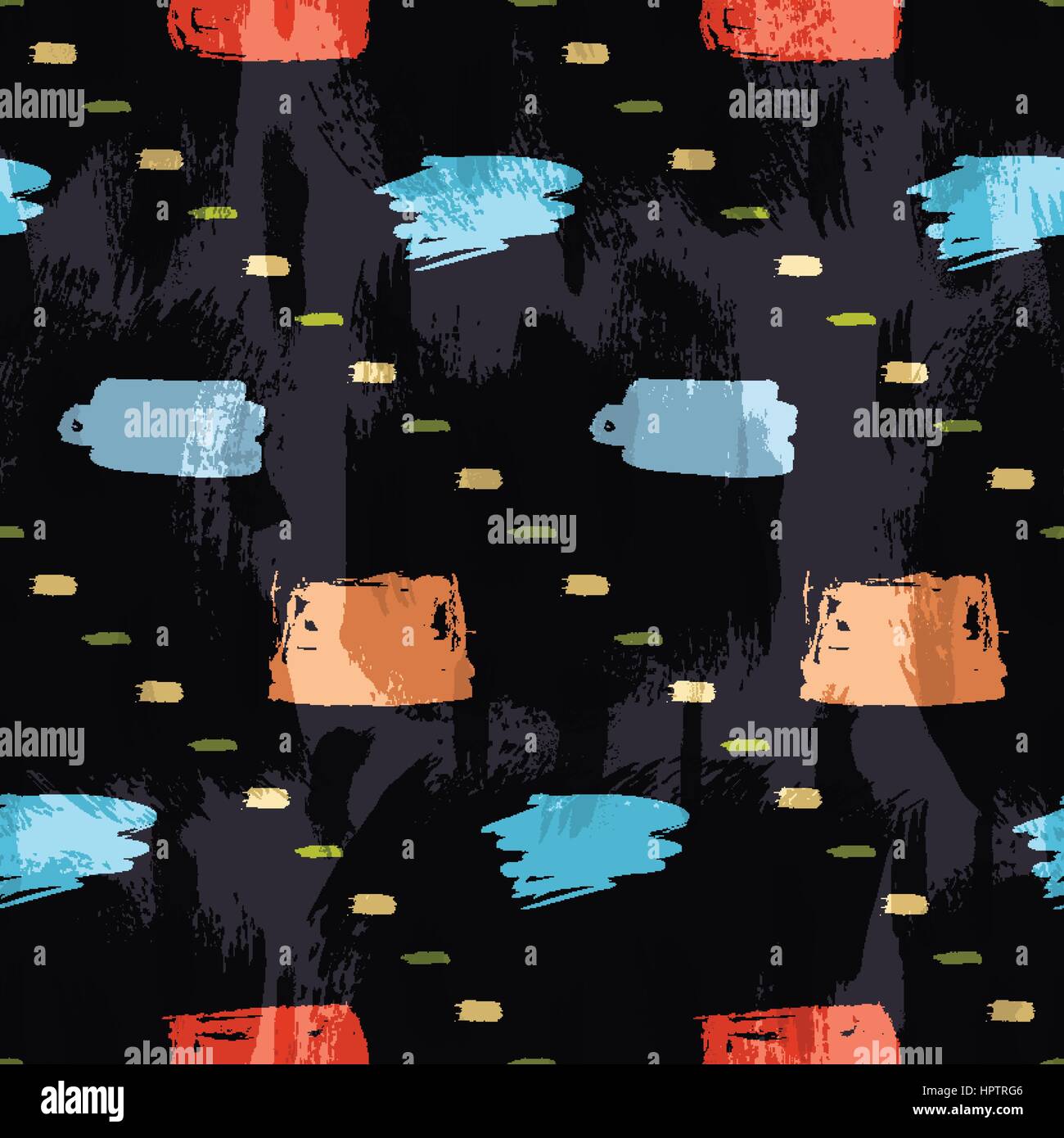 Brush stroke artistic seamless pattern Stock Vector Image & Art - Alamy