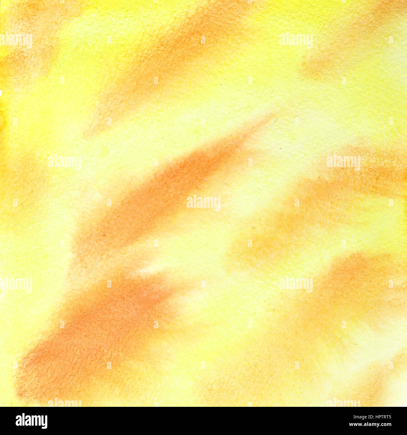 Yellow abstract watercolor background with red strokes Stock Photo - Alamy