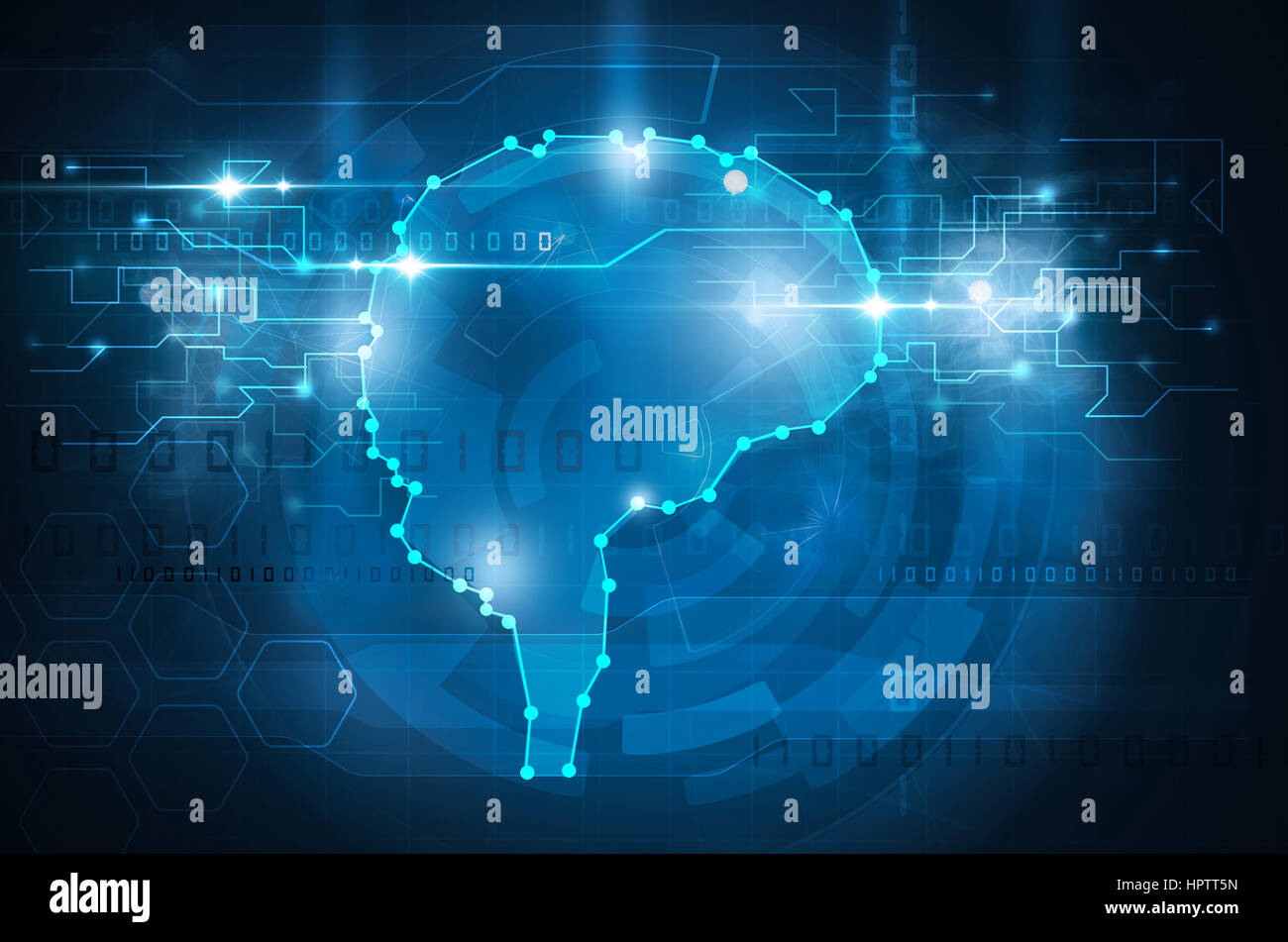 Cyber map hi-res stock photography and images - Alamy