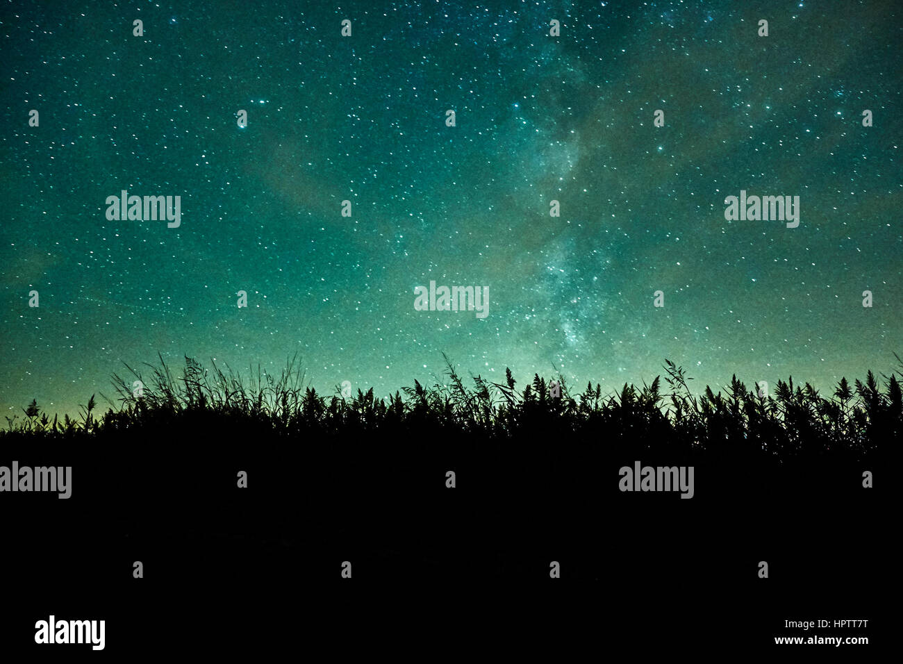 Galaxy at night Stock Photo - Alamy