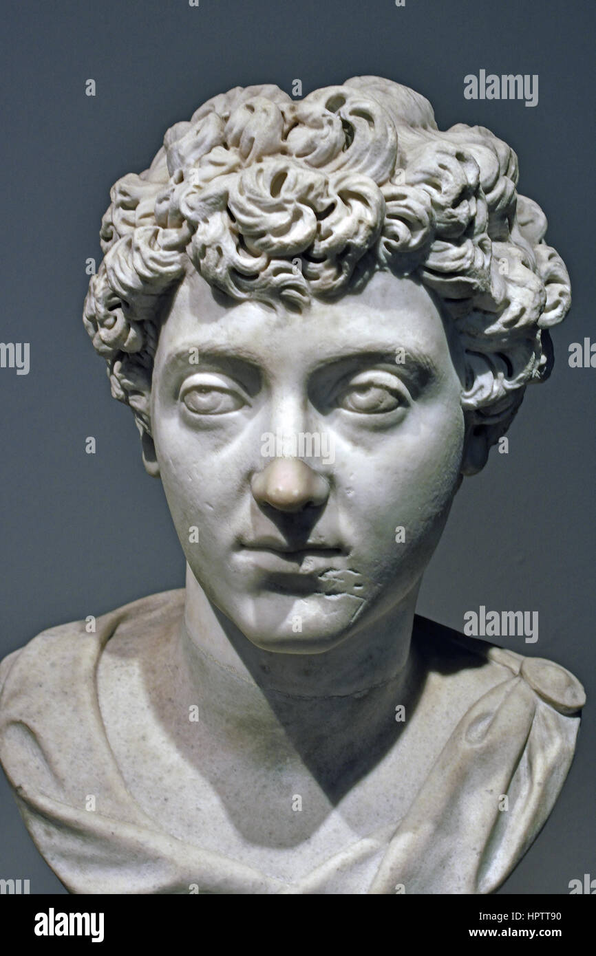 Marcus Aurelius as Successor of the Throne; Marble 38-144 AD Marcus ...