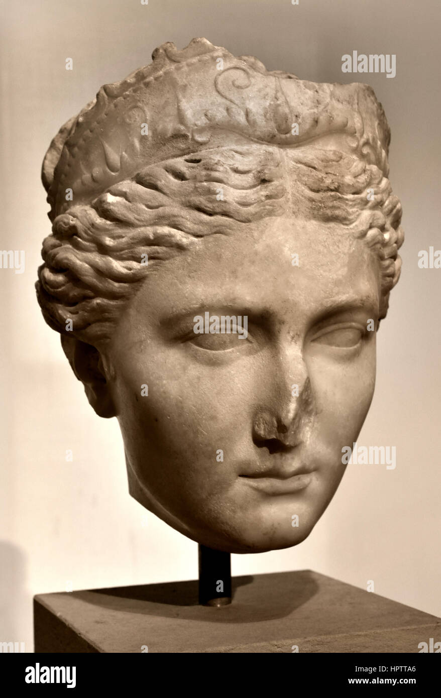 Empress Sabina ( probably from Asia minor Turkey ) marble 130 AD Roman ...