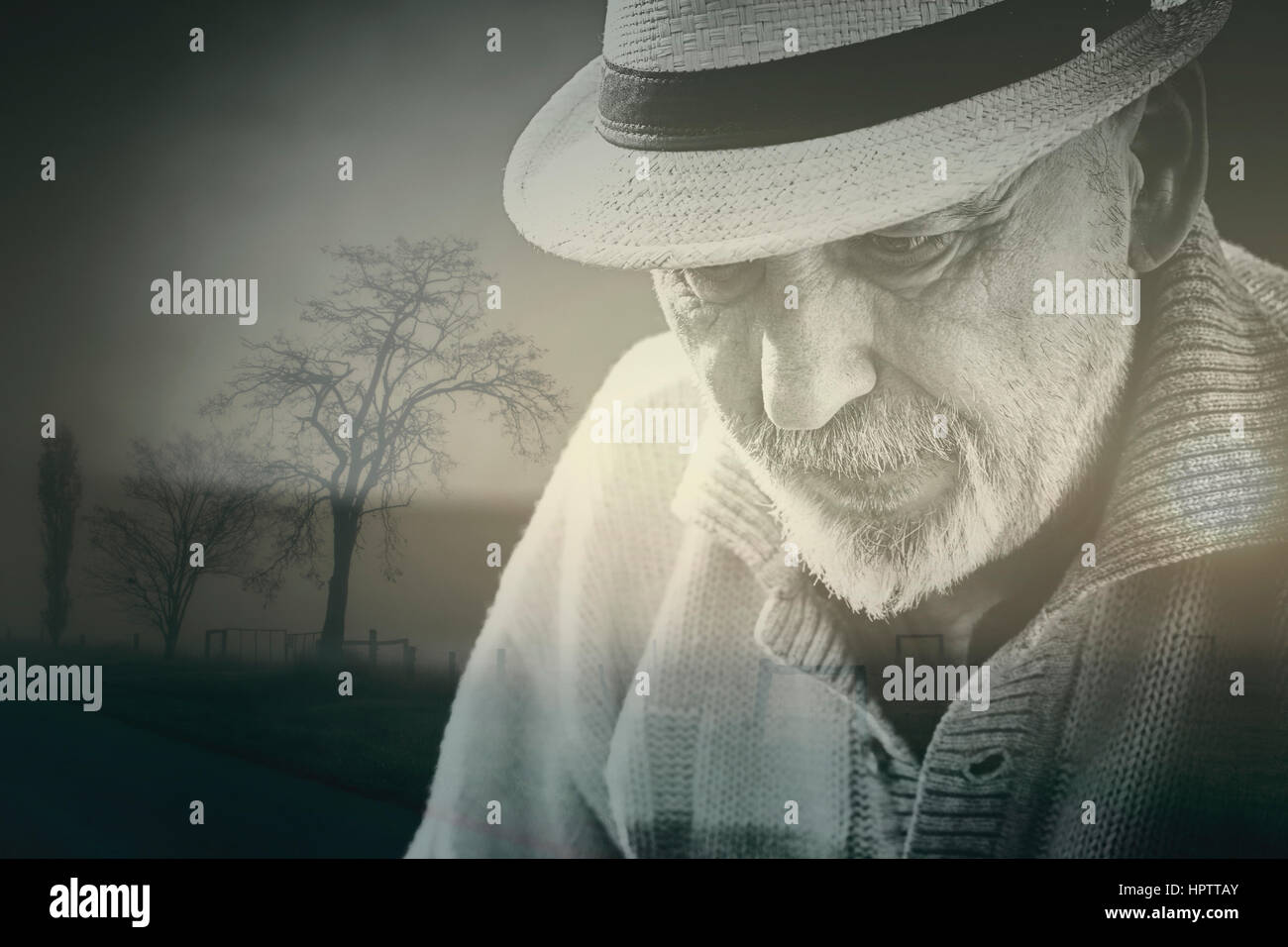 Old senior man Stock Photo - Alamy