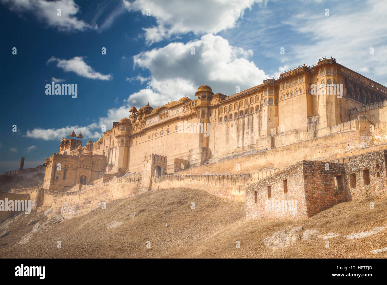 Amber Fort or Amer - fortified residence of Raja in the eponymous ...