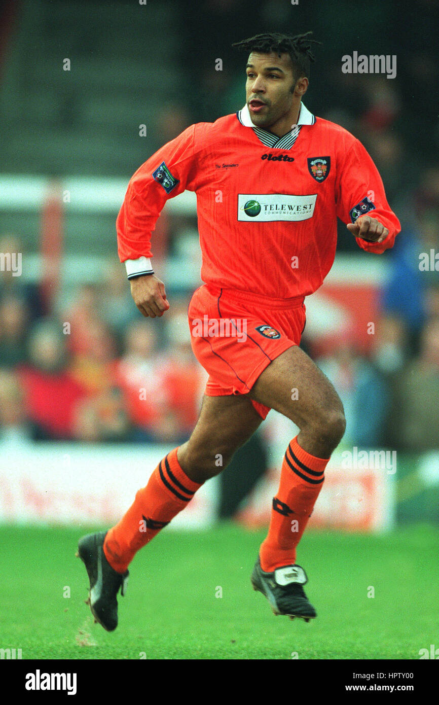 ANDY PREECE BLACKPOOL FC 07 January 1998 Stock Photo - Alamy