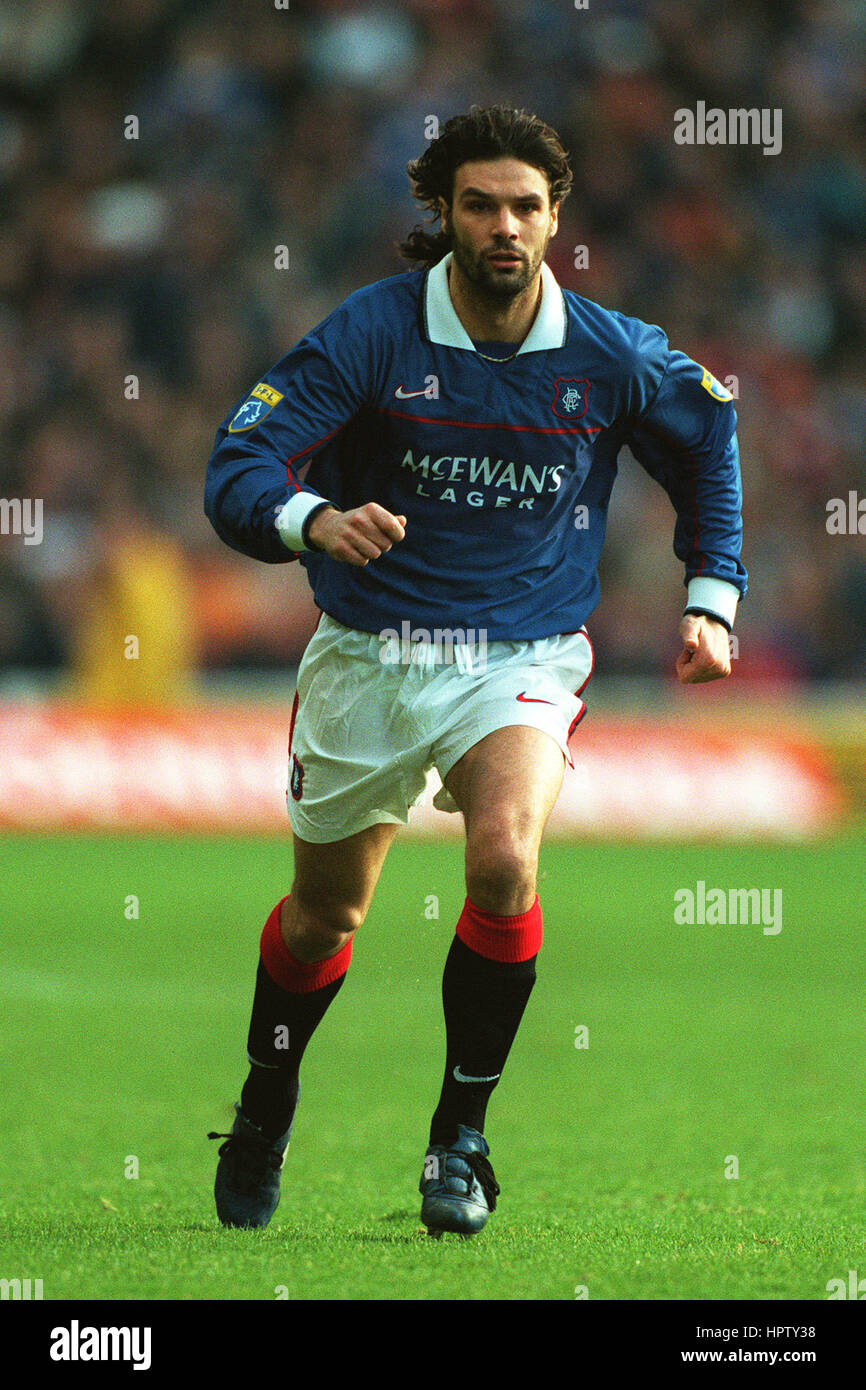 MARCO NEGRI GLASGOW RANGERS FC 07 January 1998 Stock Photo - Alamy
