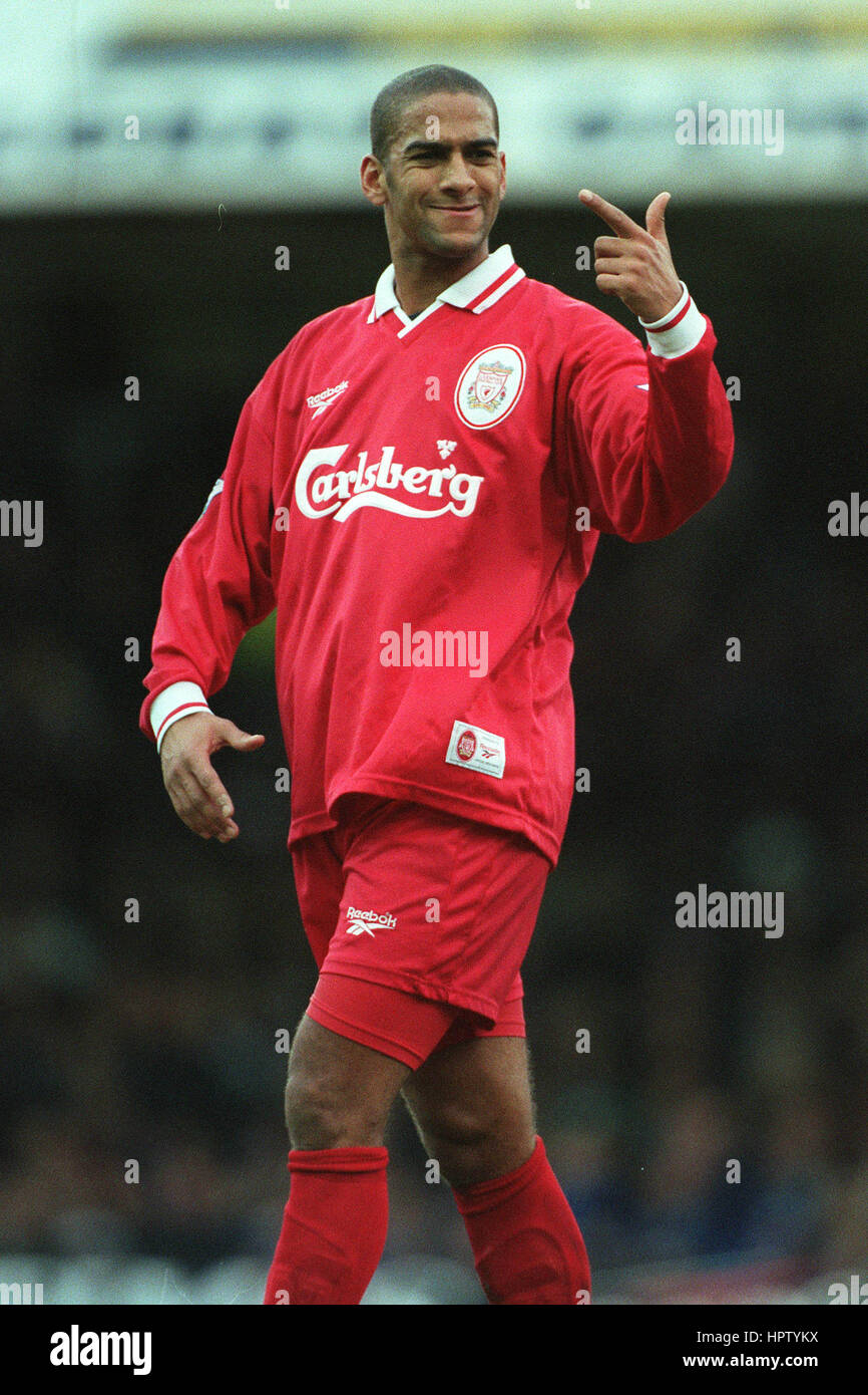 PHIL BABB LIVERPOOL FC 19 January 1998 Stock Photo - Alamy