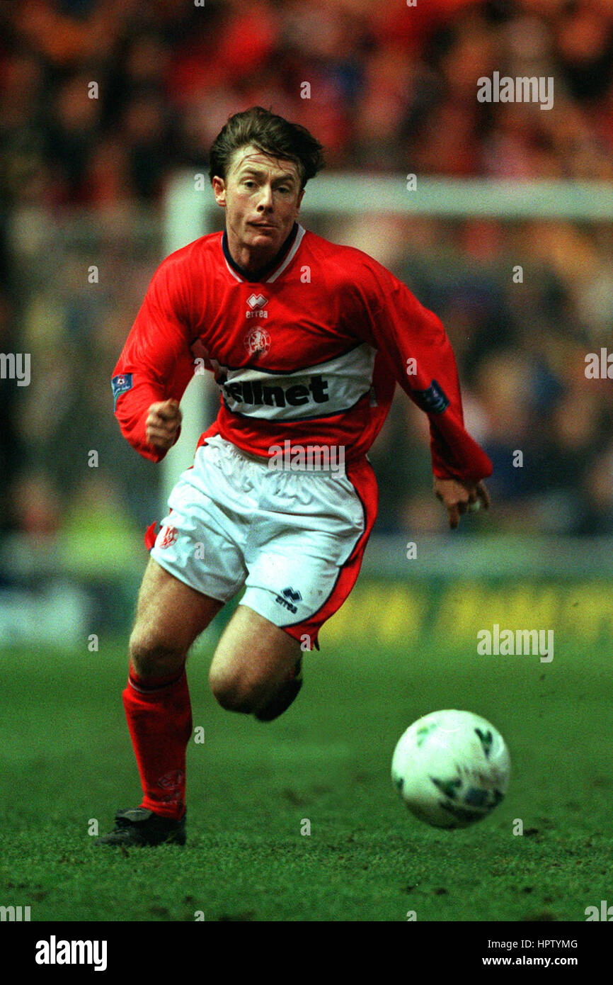 CRAIG HIGNETT MIDDLESBROUGH FC 26 January 1998 Stock Photo - Alamy