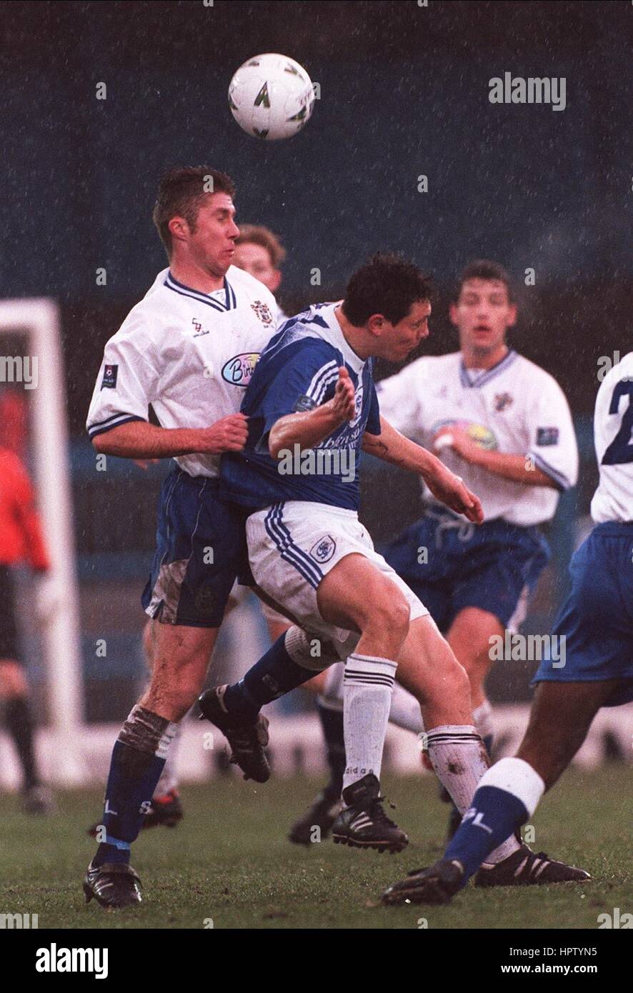 BRETT ANGEL & NICK DAWS BURY V STOCKPORT COUNTY 17 January 1998 Stock ...