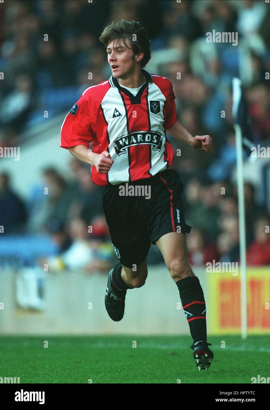 WAYNE QUINN SHEFFIELD UNITED FC 20 January 1998 Stock Photo - Alamy