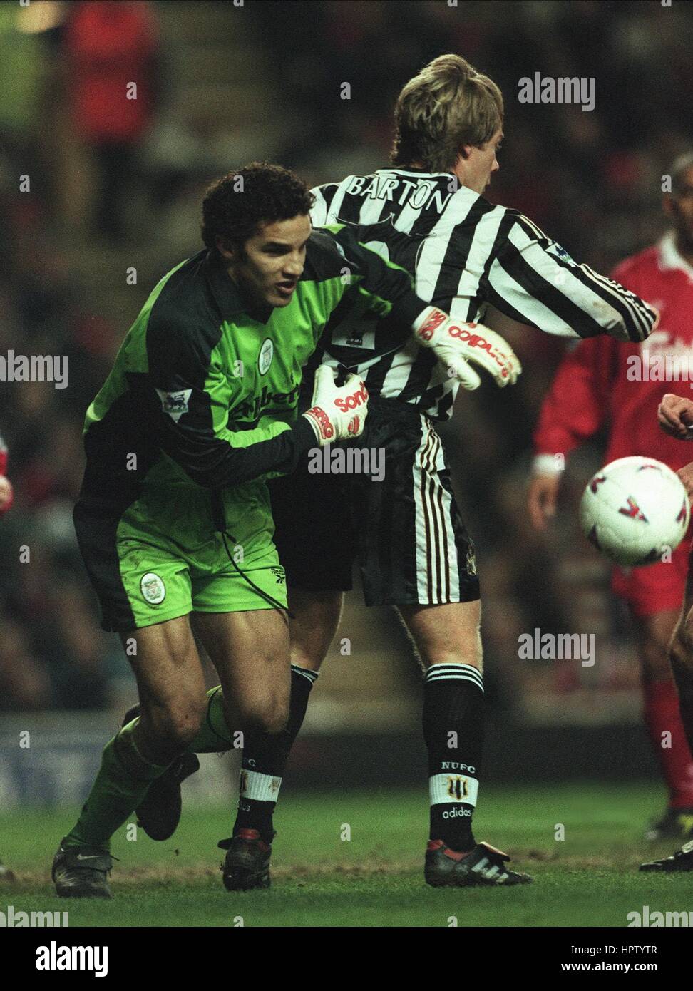 DAVID JAMES LIVERPOOL FC 22 January 1998 Stock Photo - Alamy