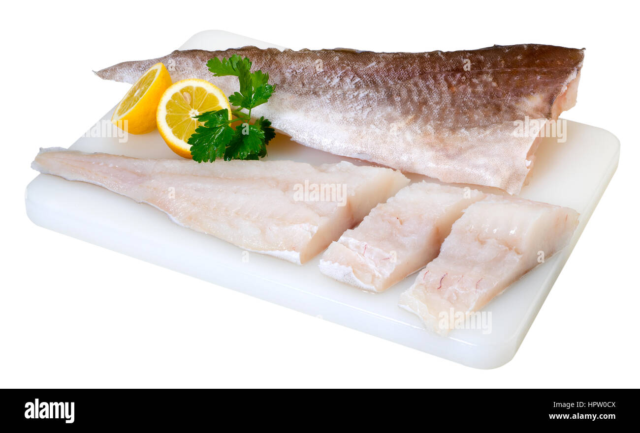Raw Cod Fillet Stock Photo - Alamy