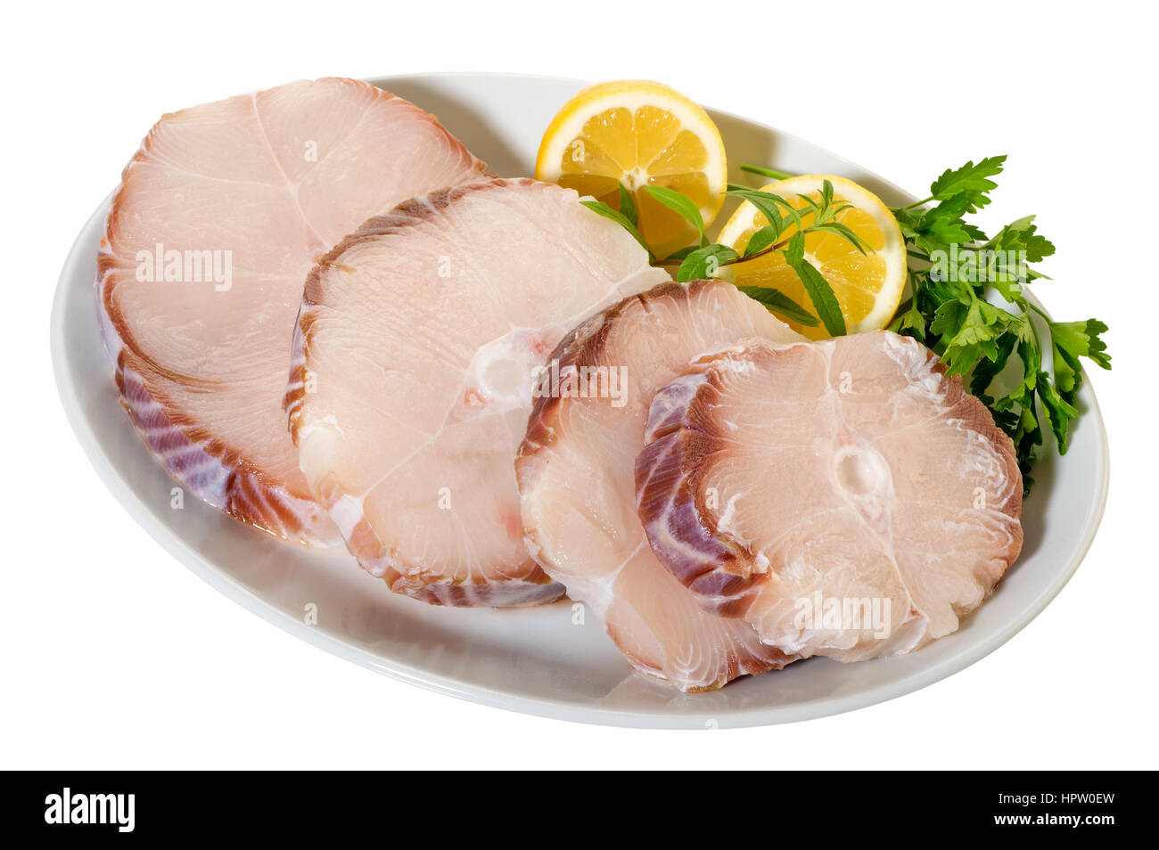 Shark Fish Steaks Stock Photo - Alamy