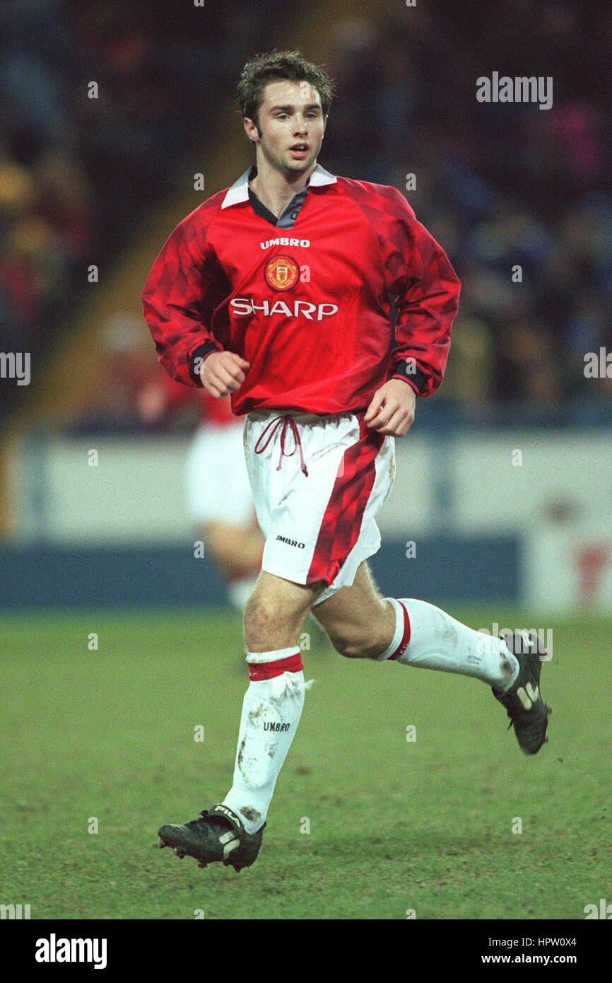 MARK WILSON . MANCHESTER UNITED FC 12 February 1998 Stock Photo - Alamy