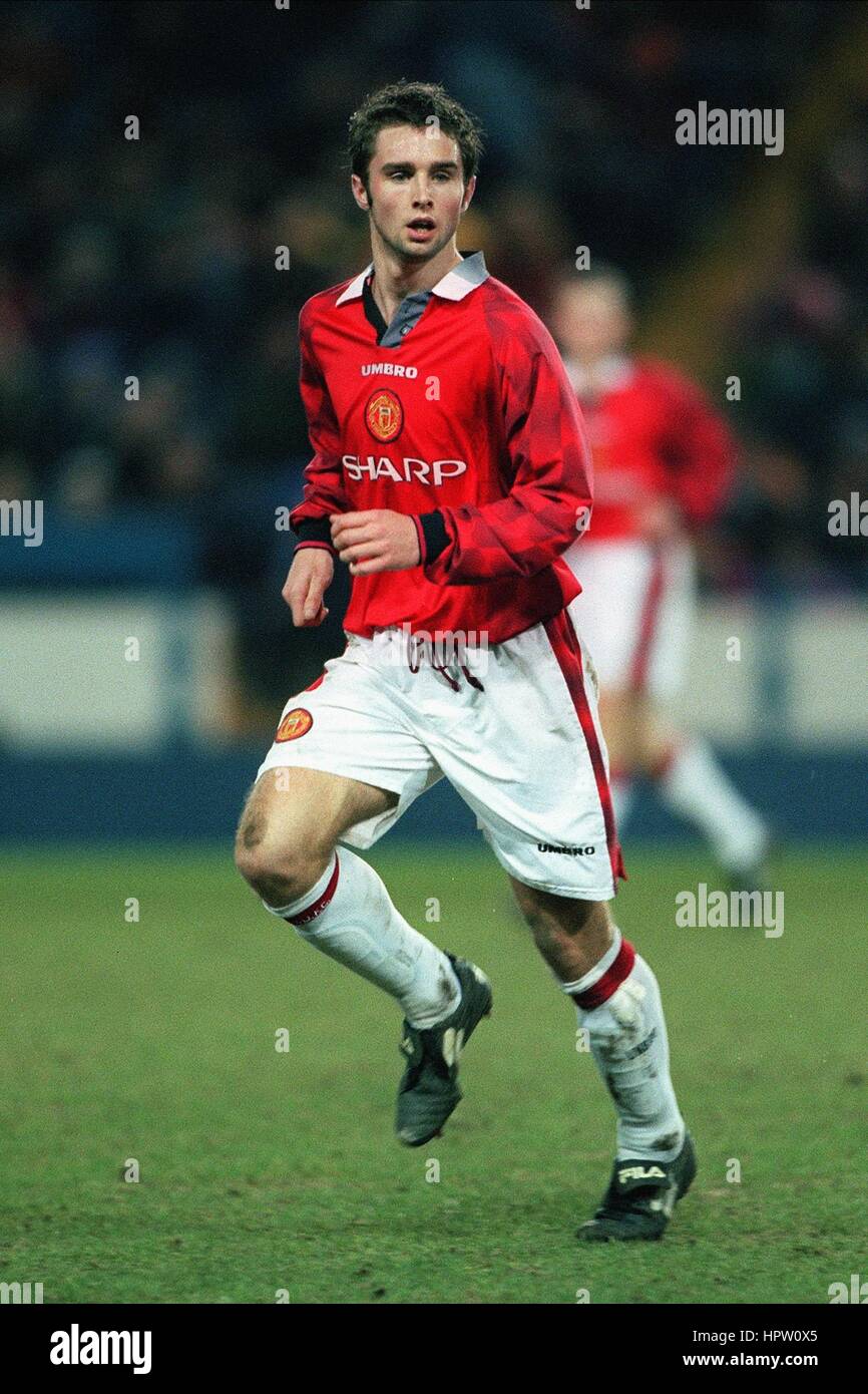 MARK WILSON . MANCHESTER UNITED FC 12 February 1998 Stock Photo - Alamy