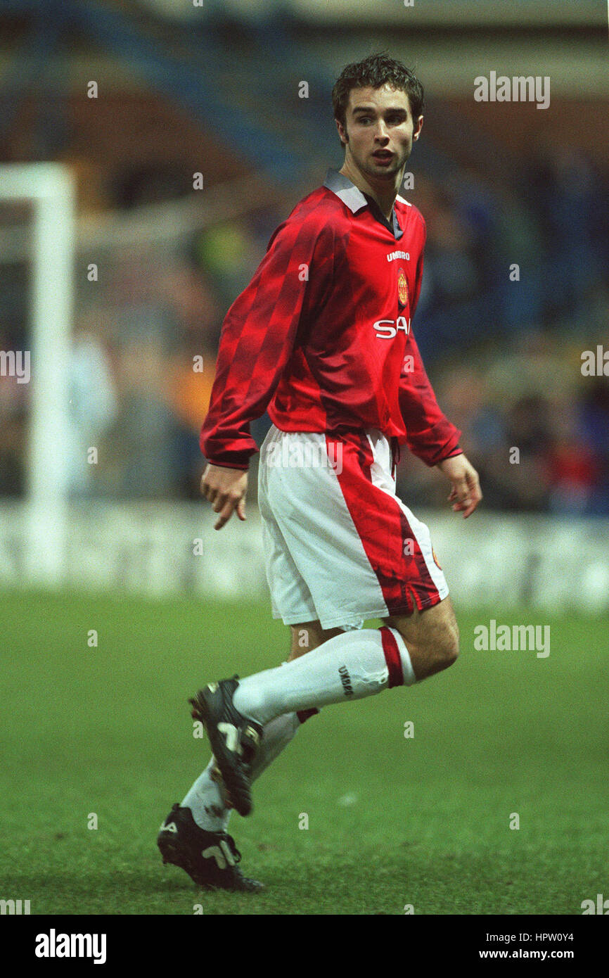 MARK WILSON . MANCHESTER UNITED FC 12 February 1998 Stock Photo - Alamy