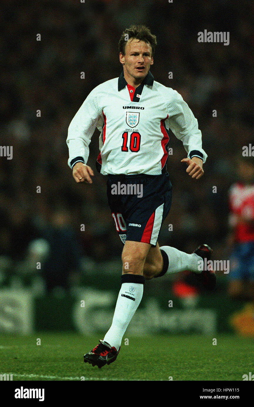 TEDDY SHERINGHAM ENGLAND & MANCHESTER UNITED FC 12 February 1998 Stock ...