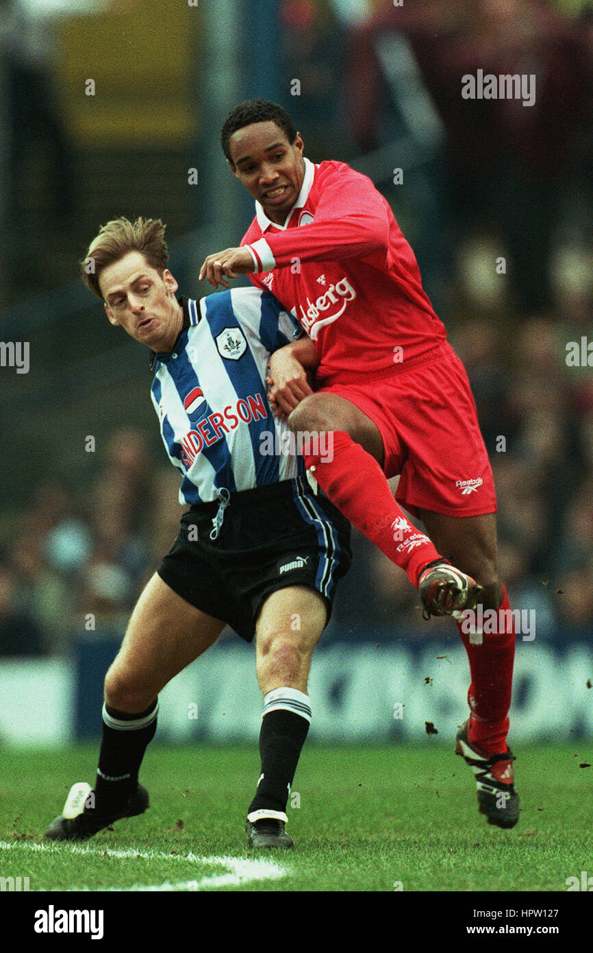 PAUL INCE & GRAHAM HYDE SHEFFIELD WED V LIVERPOOL 14 February 1998 ...