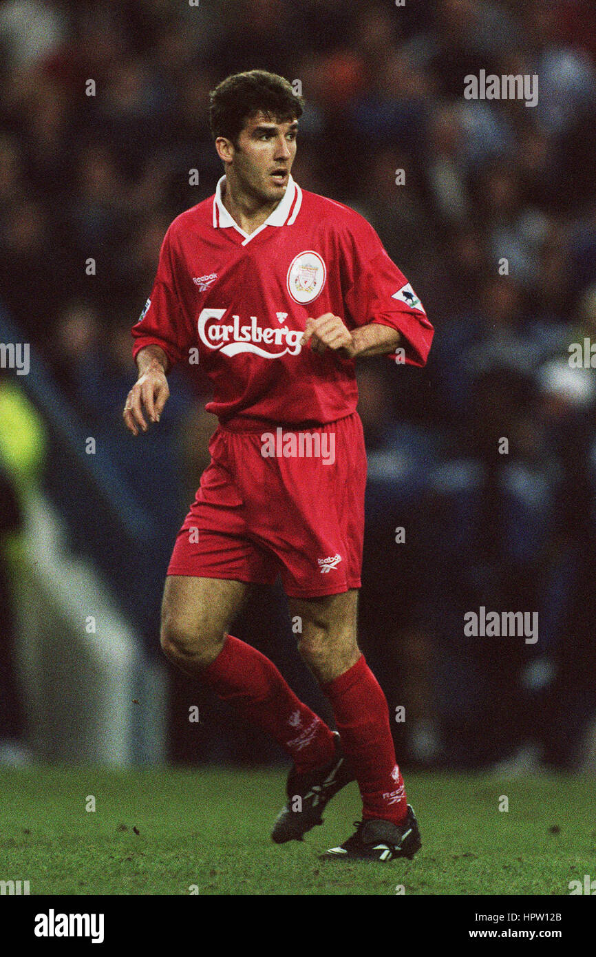 KARL HEINZ RIEDLE LIVERPOOL FC 16 February 1998 Stock Photo - Alamy