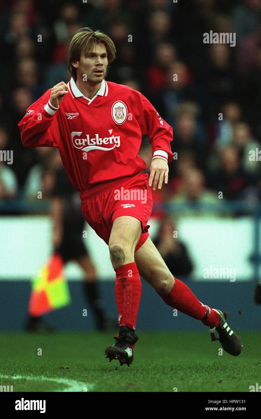 BJORN-TORE KVARME LIVERPOOL FC 16 February 1998 Stock Photo - Alamy