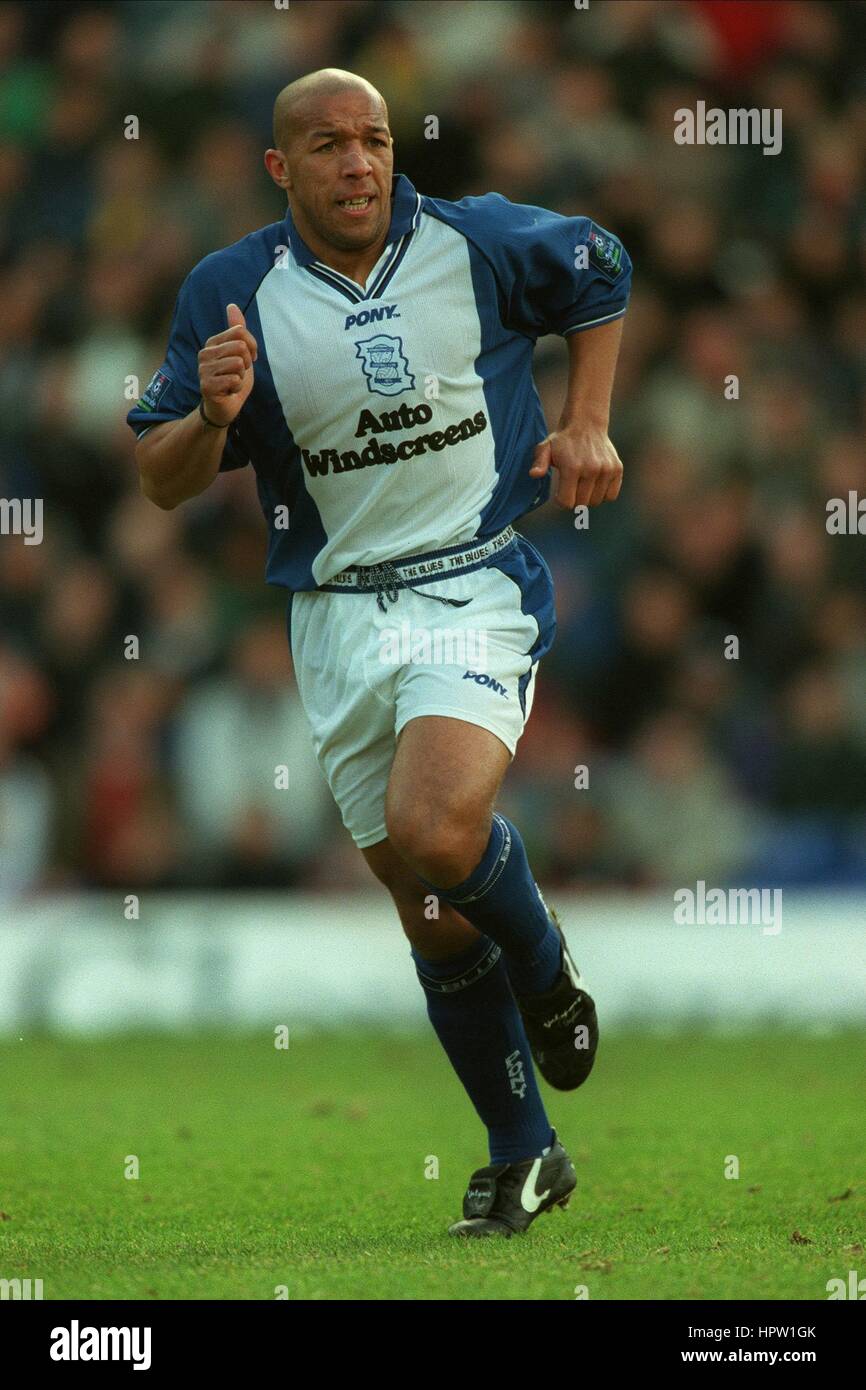 MARTIN O'CONNOR BIRMINGHAM CITY FC 24 February 1998 Stock Photo - Alamy