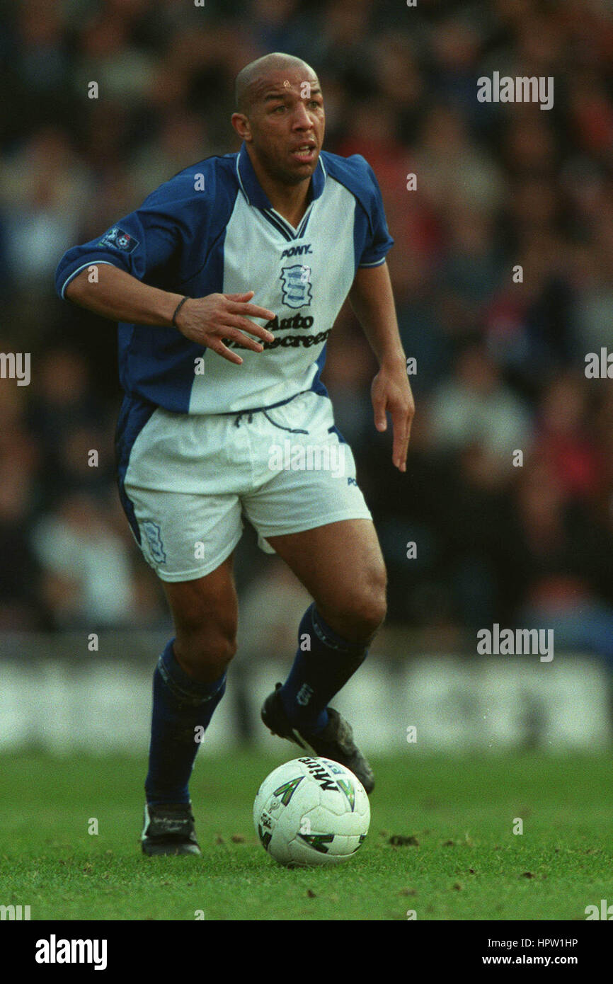 MARTIN O'CONNOR BIRMINGHAM CITY FC 24 February 1998 Stock Photo - Alamy