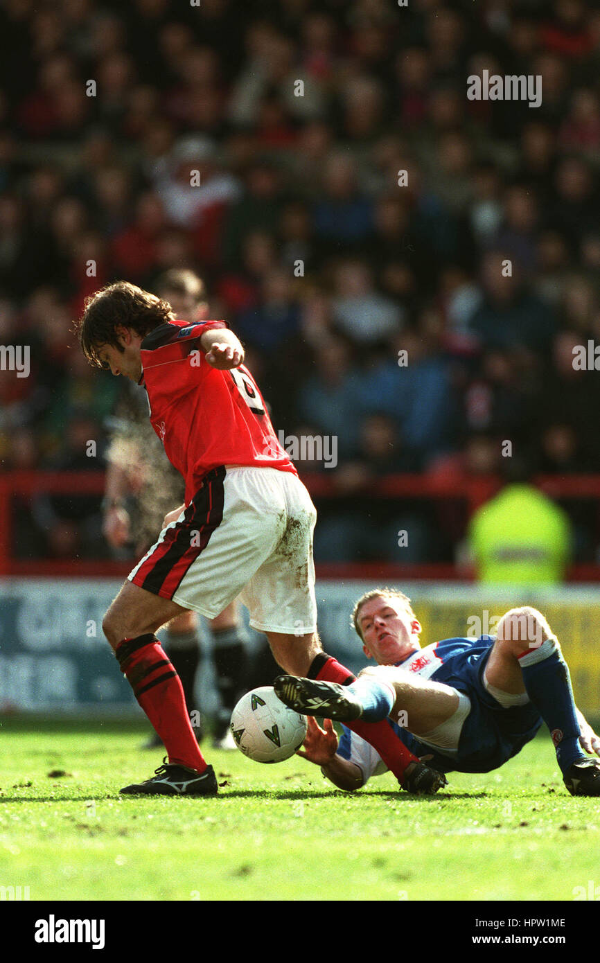 ANDY JOHNSON & ROBBIE MUSTOE NOTTINGHAM FOREST V MIDDLESBRO 01 March ...