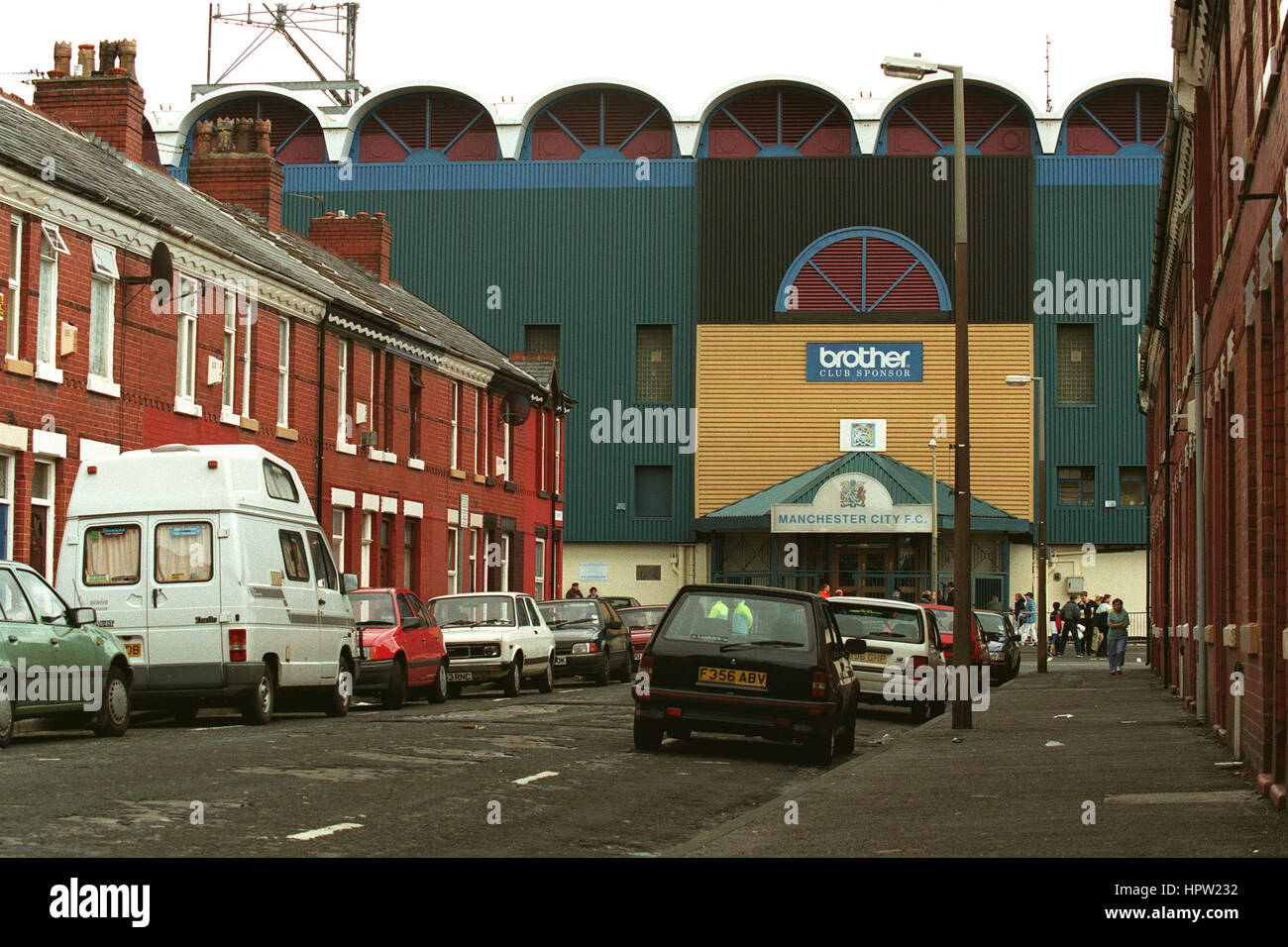Maine road manchester hi-res stock photography and images - Alamy