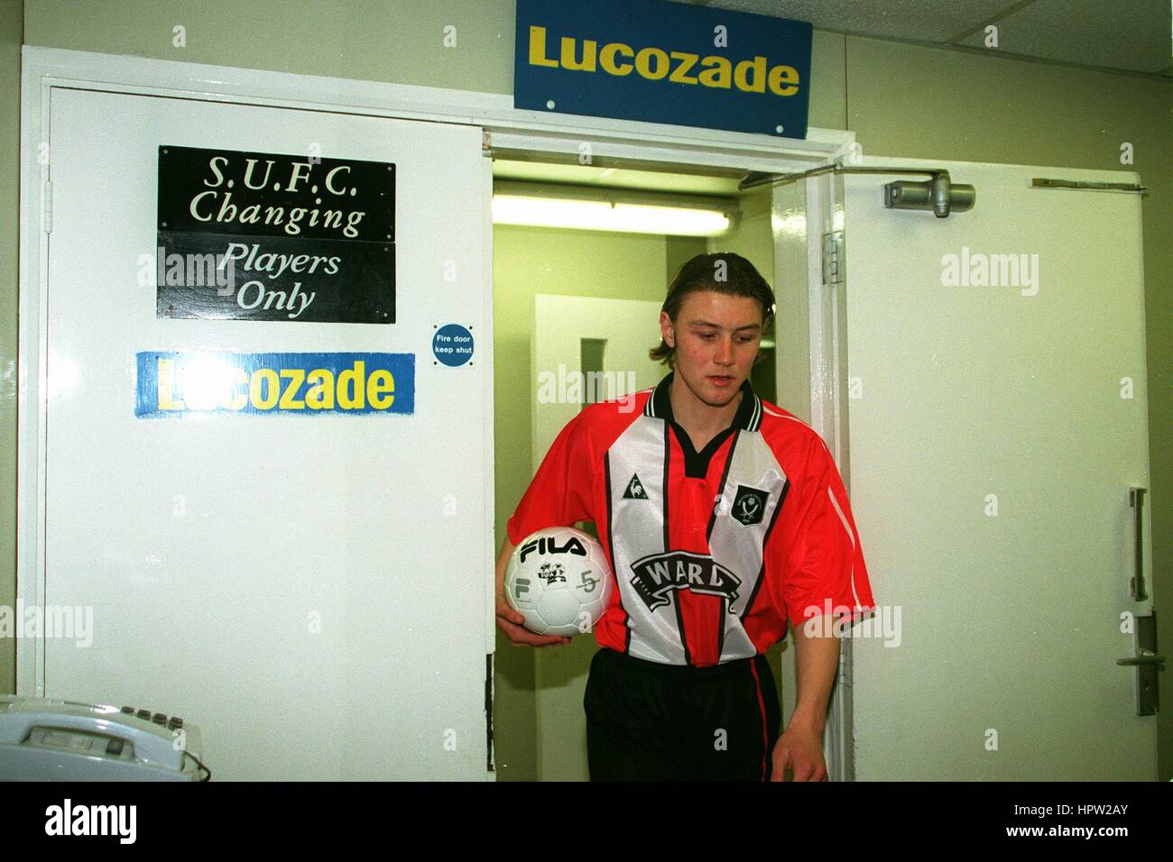 WAYNE QUINN SHEFFIELD UNITED FC 19 March 1998 Stock Photo - Alamy
