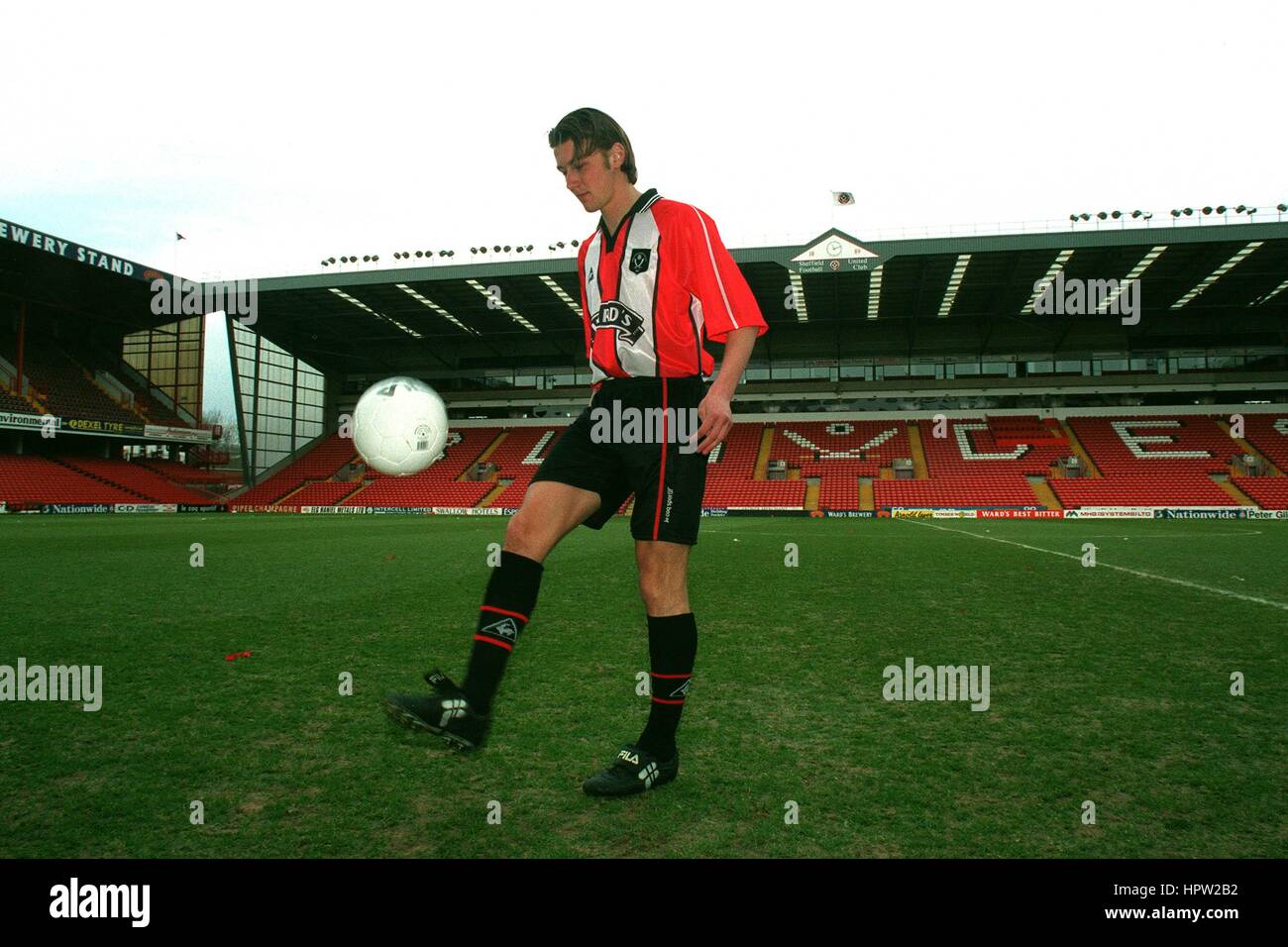 WAYNE QUINN SHEFFIELD UNITED FC 19 March 1998 Stock Photo - Alamy