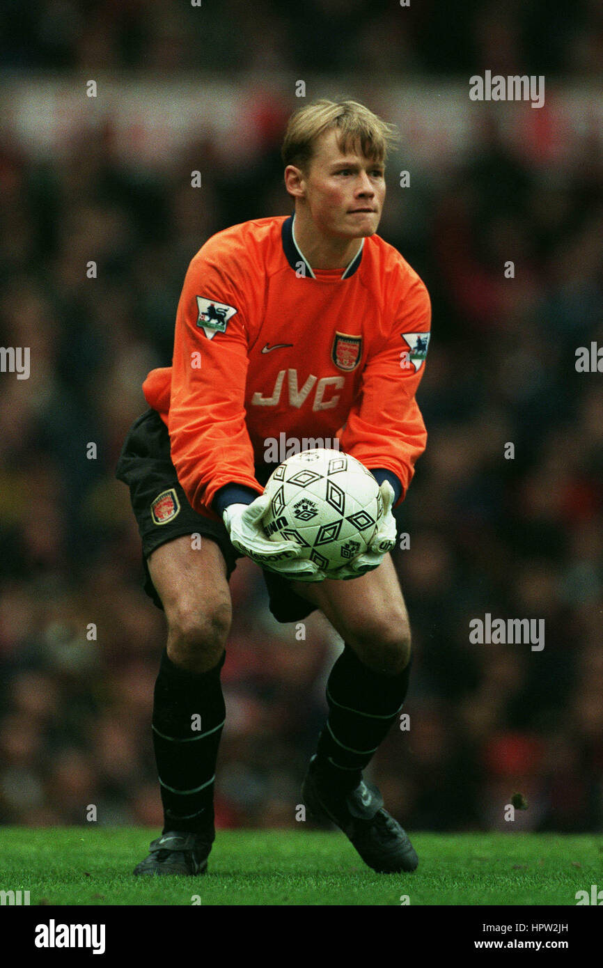 ALEX MANNINGER ARSENAL FC 24 March 1998 Stock Photo - Alamy