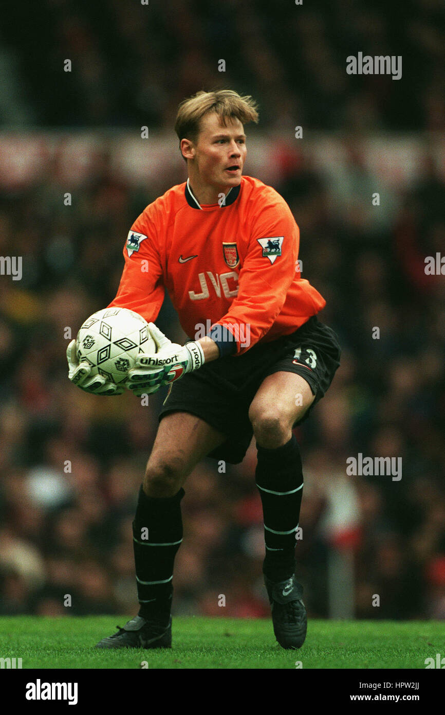 ALEX MANNINGER ARSENAL FC 24 March 1998 Stock Photo - Alamy