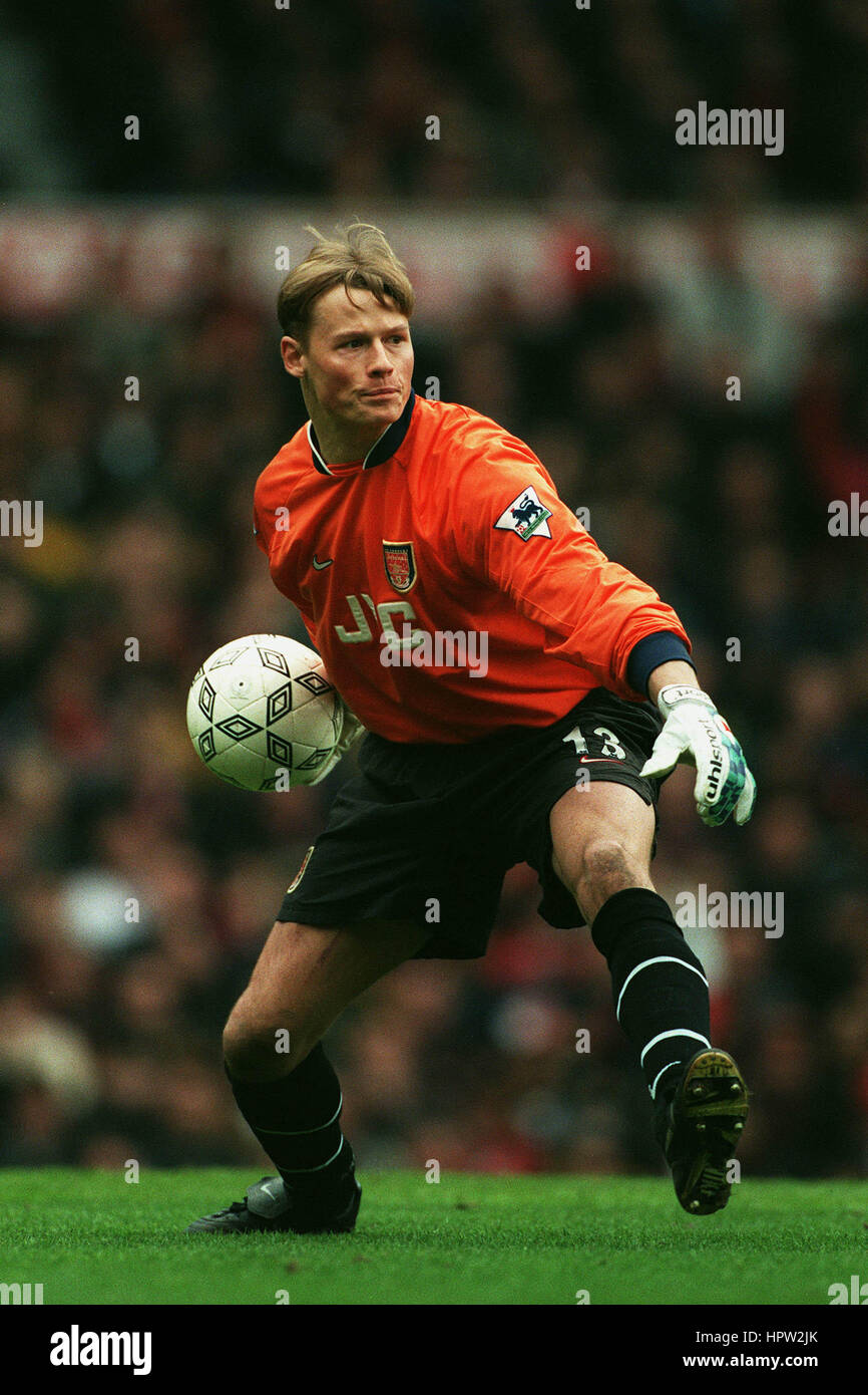 ALEX MANNINGER ARSENAL FC 24 March 1998 Stock Photo - Alamy