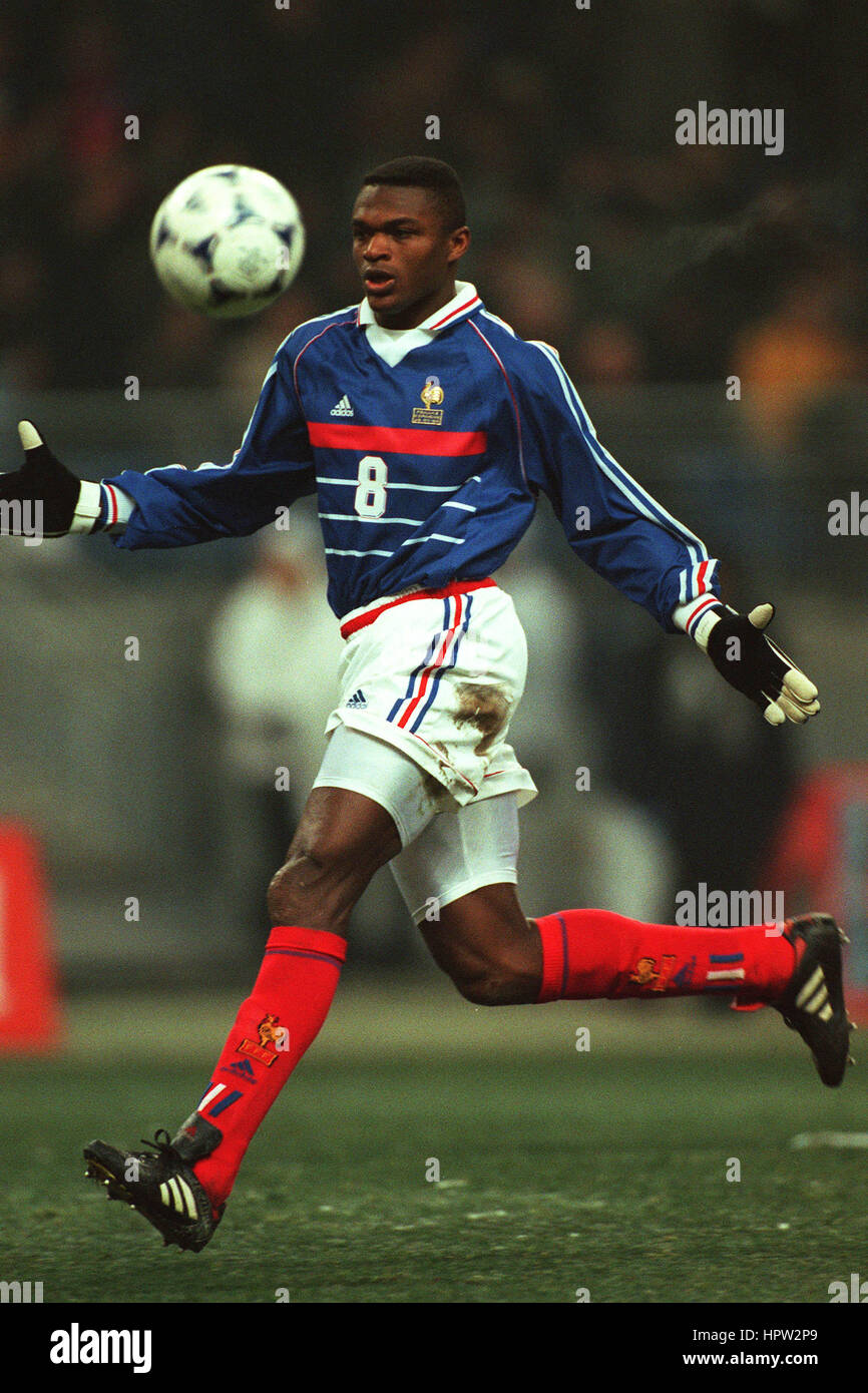 MARCEL DESAILLY FRANCE & AC MILAN 03 February 1998 Stock Photo - Alamy