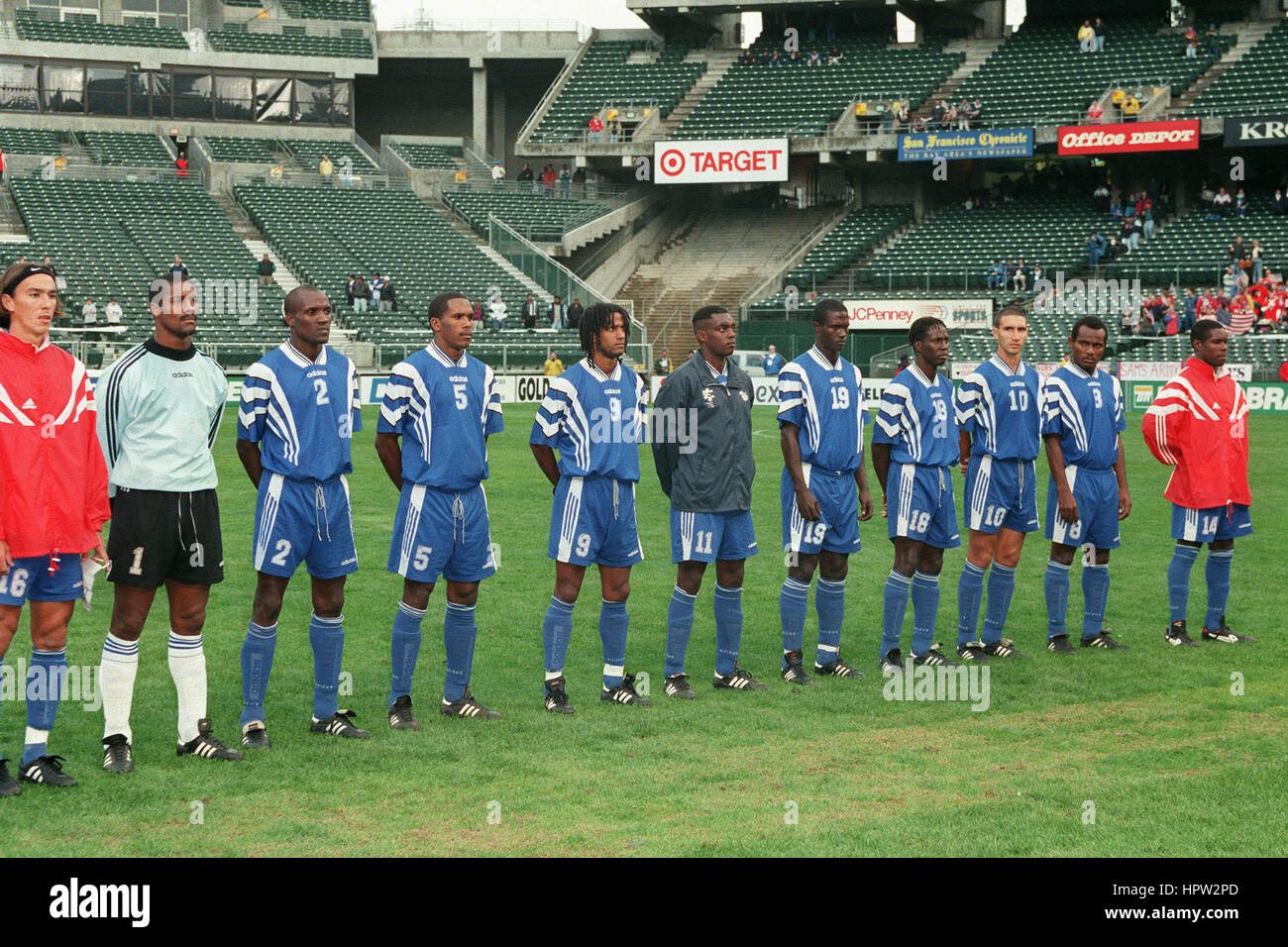 CUBA TEAM GROUP CUBA FOOTBALL TEAM 09 February 1998 Stock Photo - Alamy