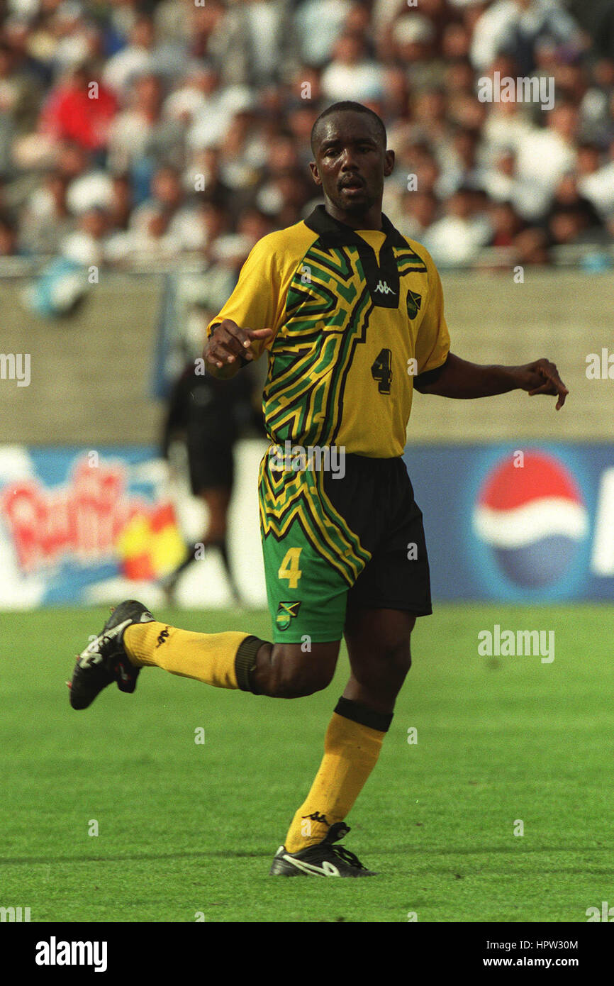 LINVAL DIXON JAMAICA 19 February 1998 Stock Photo - Alamy