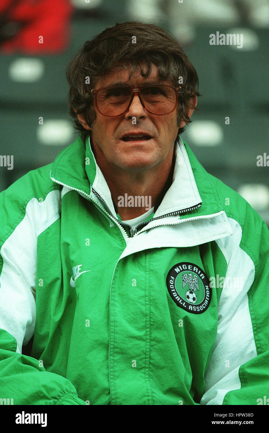 BORA MILUTINOVIC NIGERIA COACH 01 March 1998 Stock Photo - Alamy