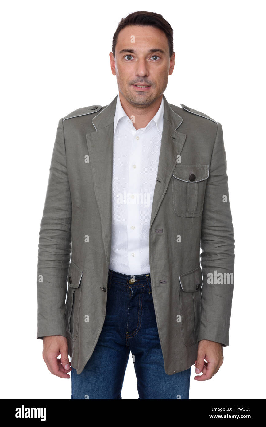 Man in jacket hi-res stock photography and images - Alamy