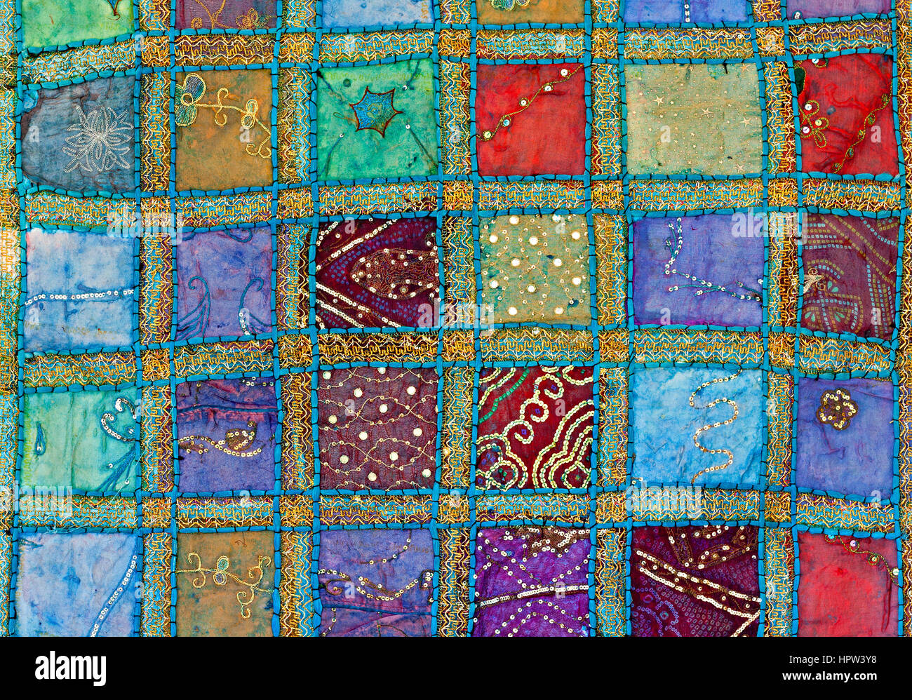 Colorful Turkish Wall Hanging Fabric Stock Photo - Alamy