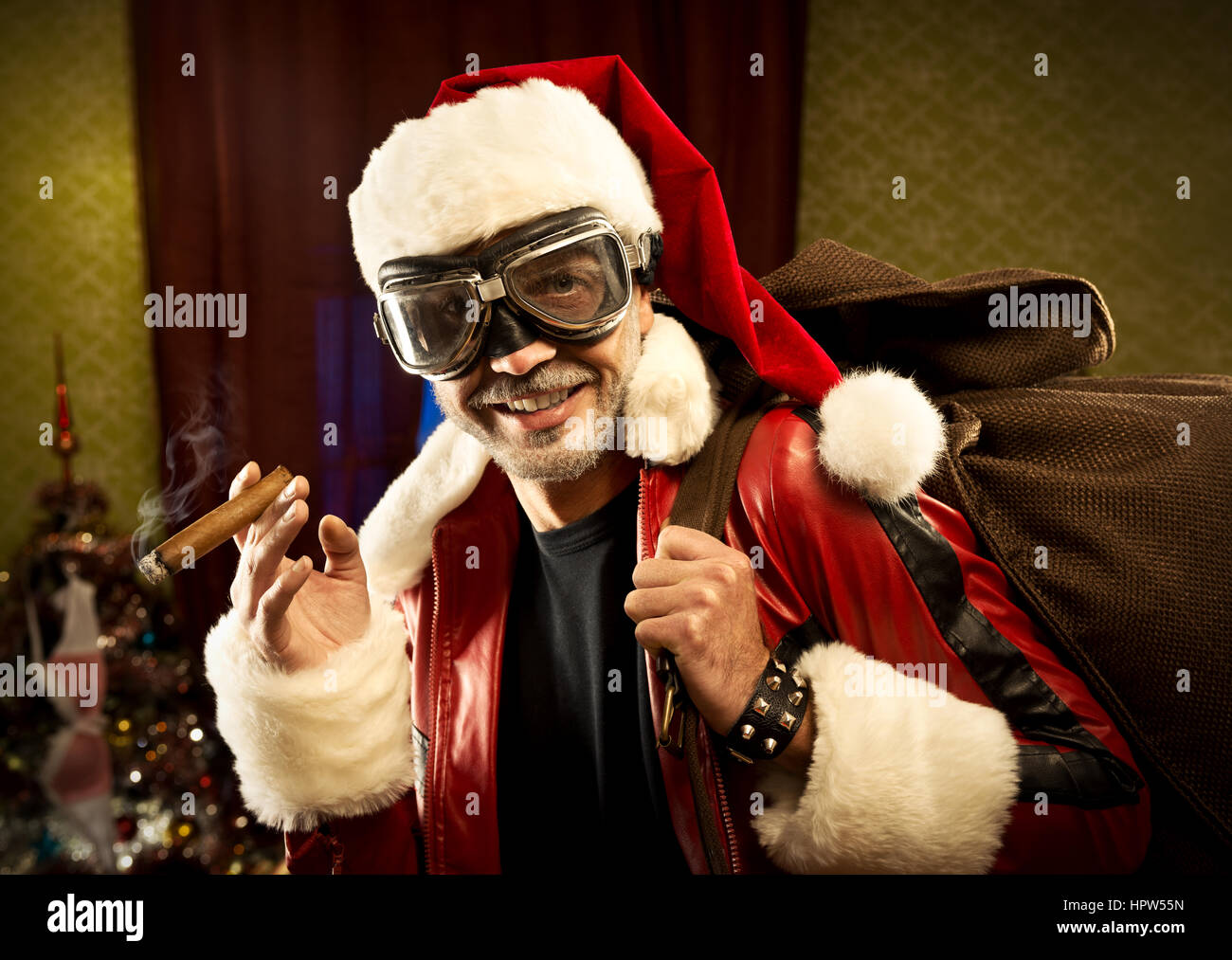Evil Santa With Gun