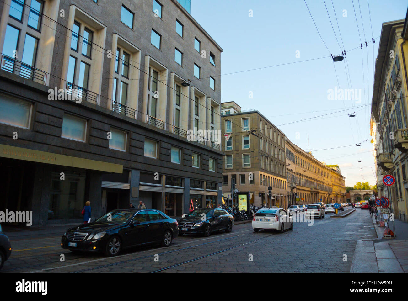 Quadrilatero della moda milano hi-res stock photography and images - Alamy