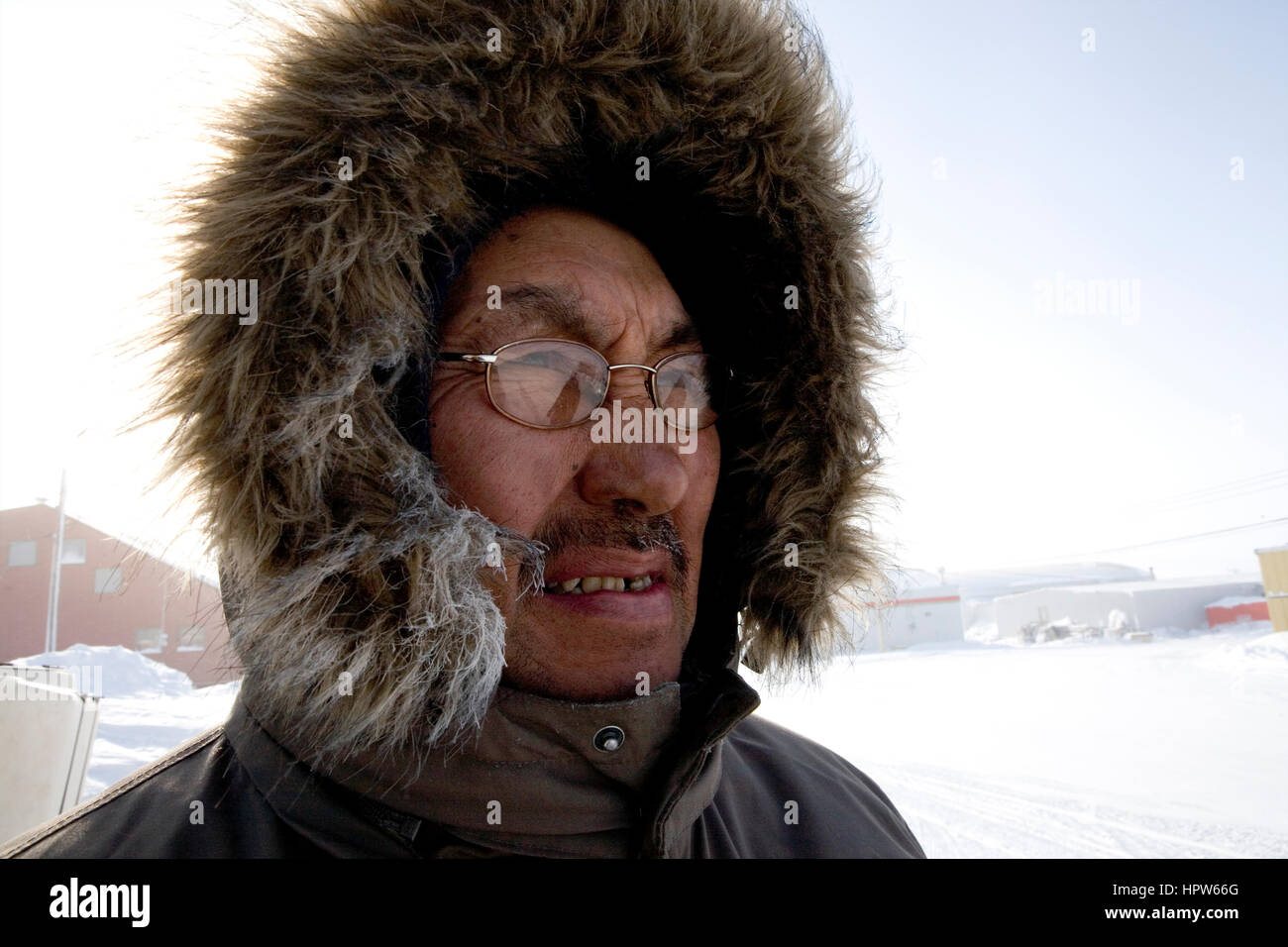 portrait of an Inuit Stock Photo - Alamy