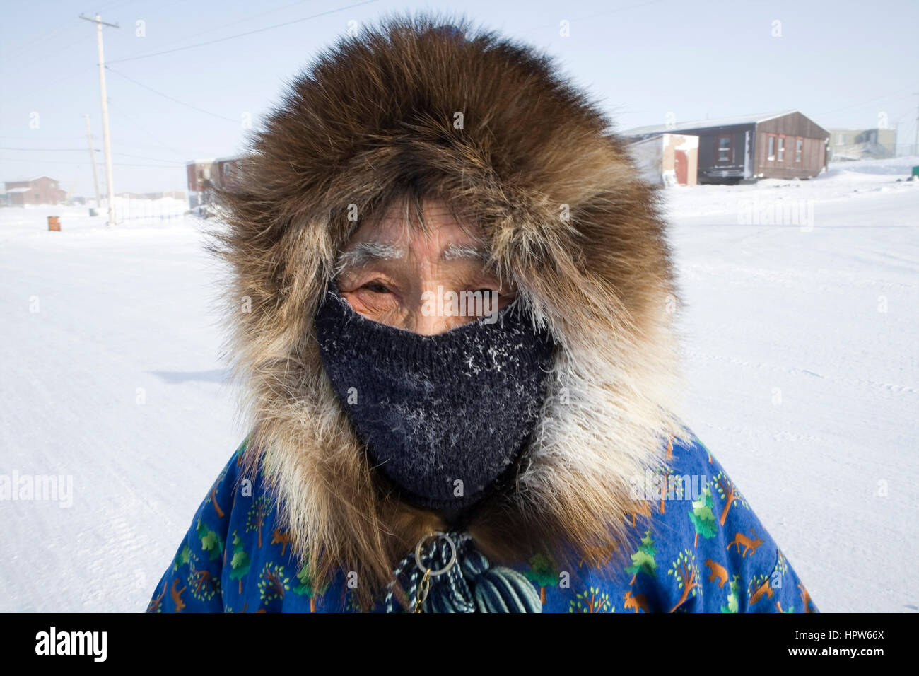 portrait of an Inuit Stock Photo - Alamy