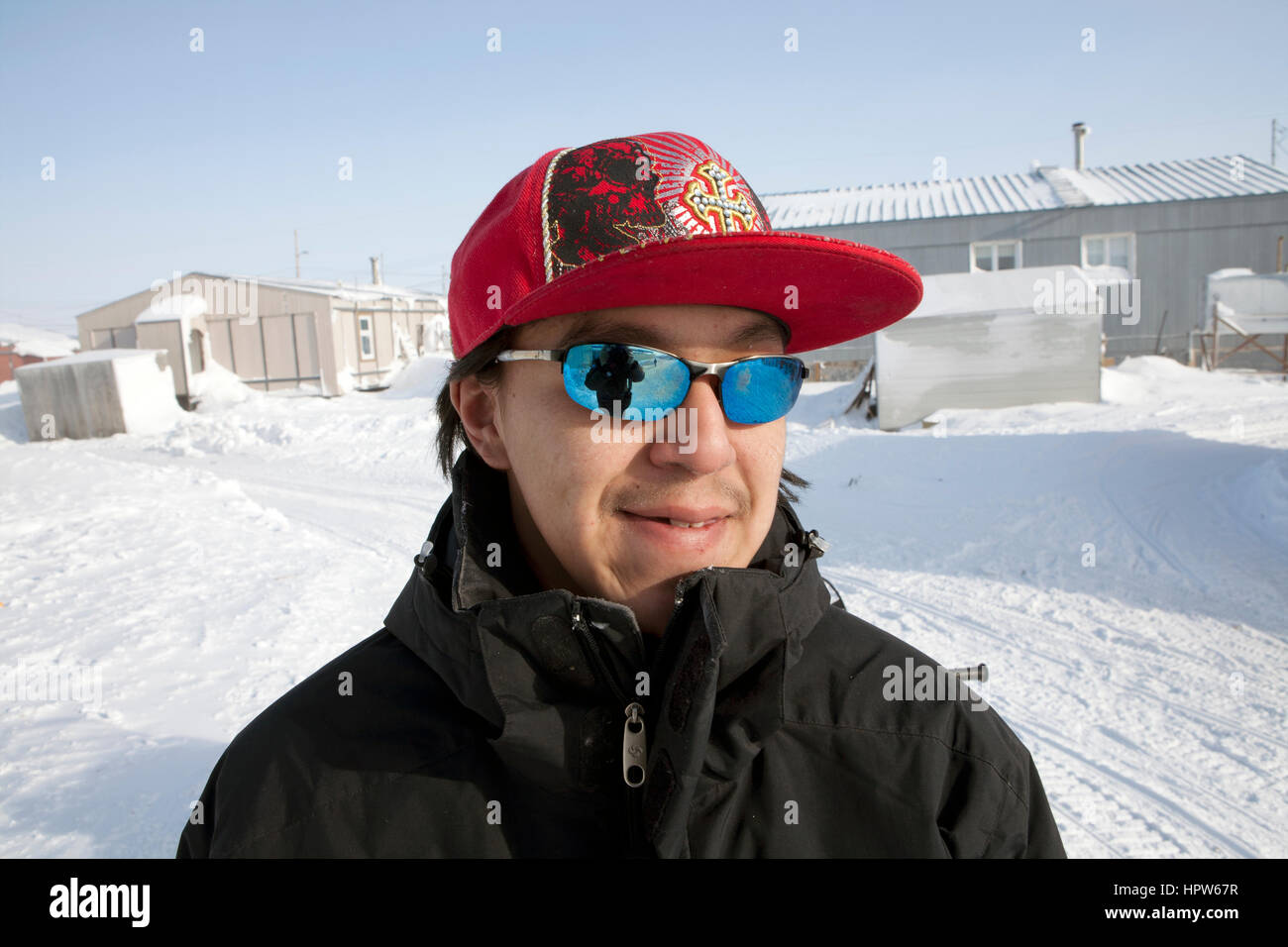 portrait of an Inuit Stock Photo - Alamy