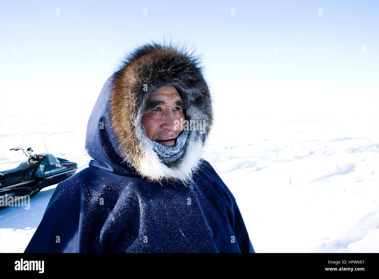 portrait of an Inuit Stock Photo - Alamy
