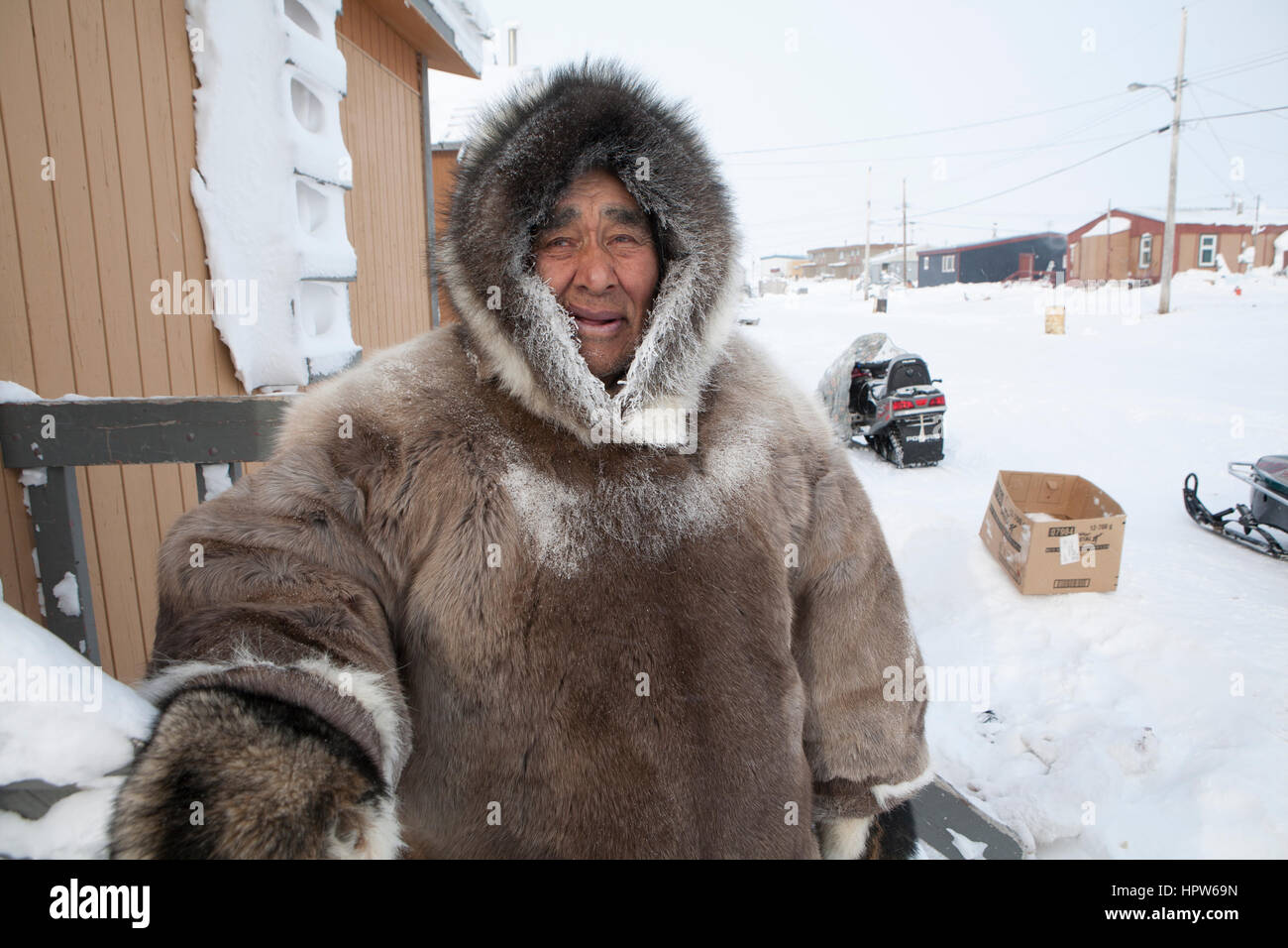 Canada inuit senior hi-res stock photography and images - Alamy