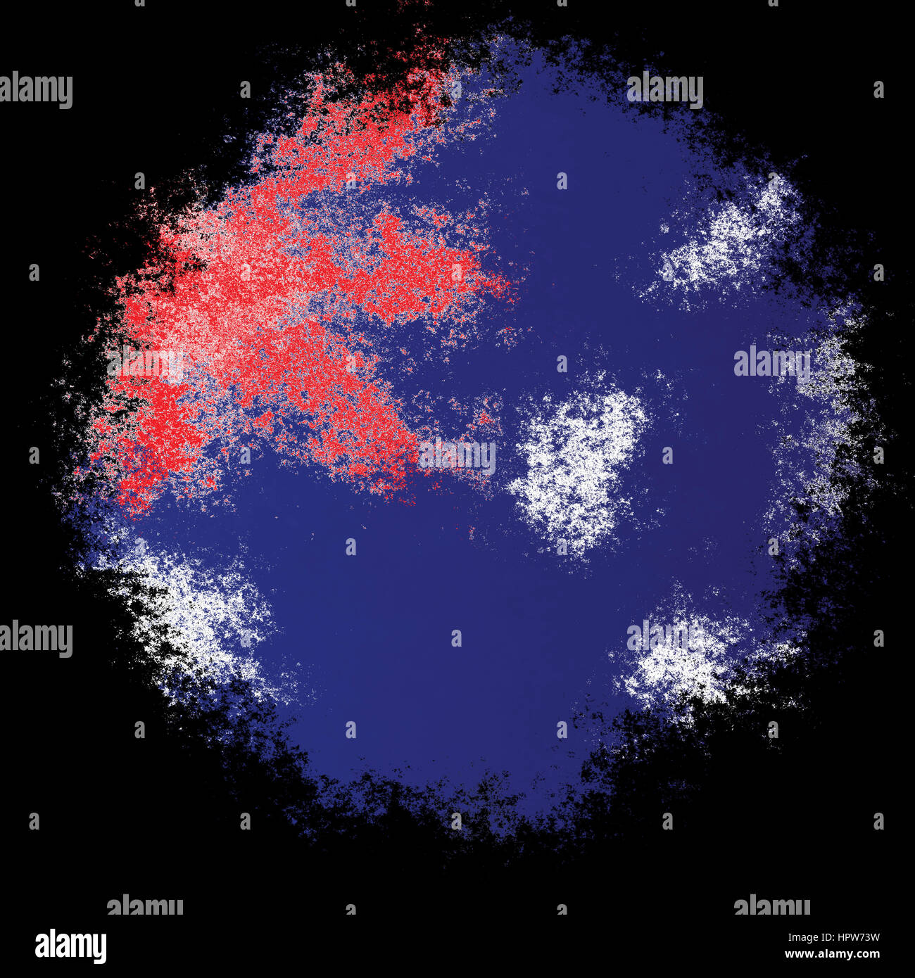 Color spray stylized flag of Australia on black background Stock Photo ...