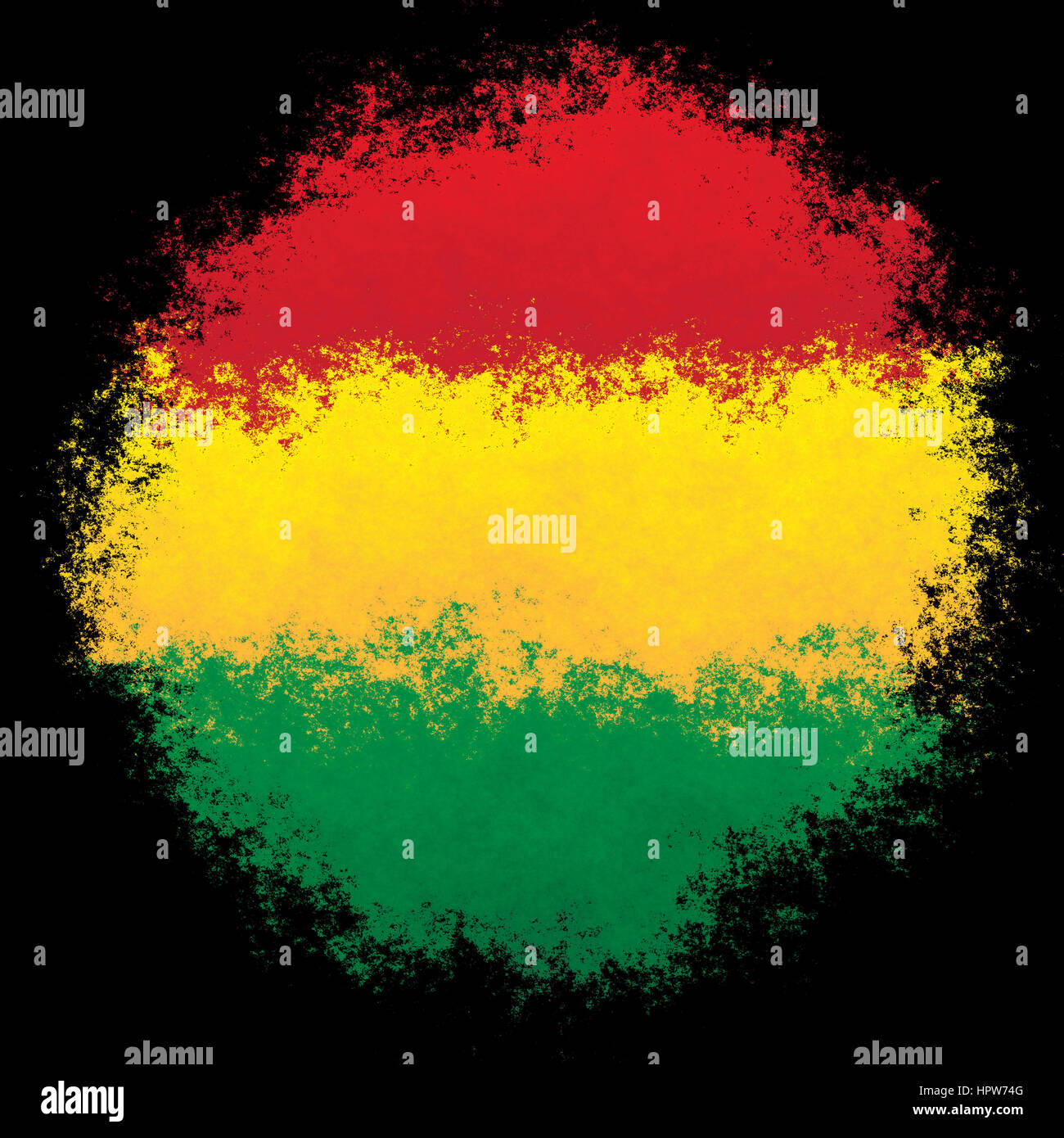 Color spray stylized flag of Bolivia on black background Stock Photo ...